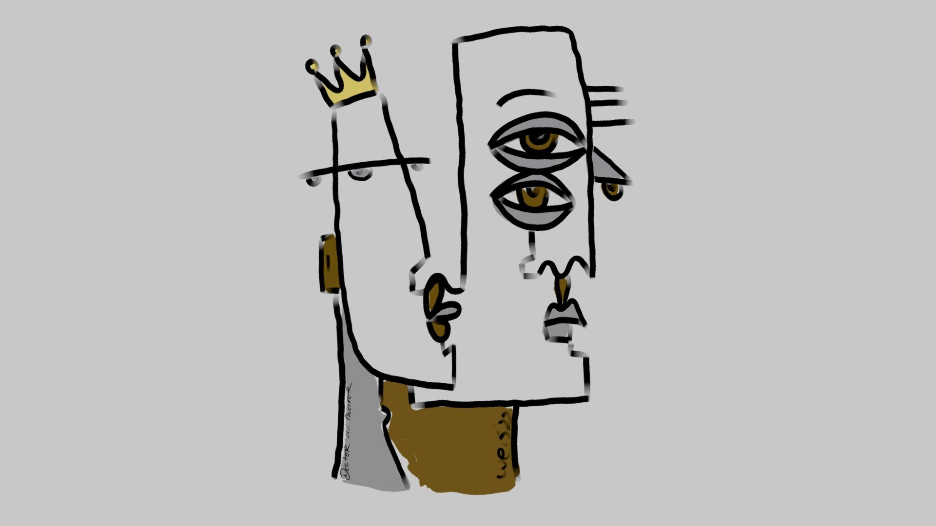 Cubism in 3D/VR: "Stoic #2744" by Gabe Weis - Download Free 3D model by ...
