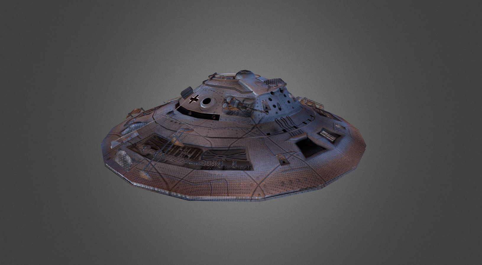 Haunebu - 3D model by LeonardoMartins [226a838] - Sketchfab