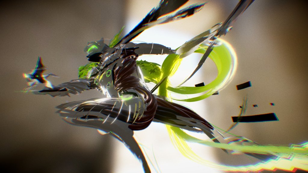 Genji - Overwatch - Tilt Brush - 3D model by vrhuman [226c09f] - Sketchfab