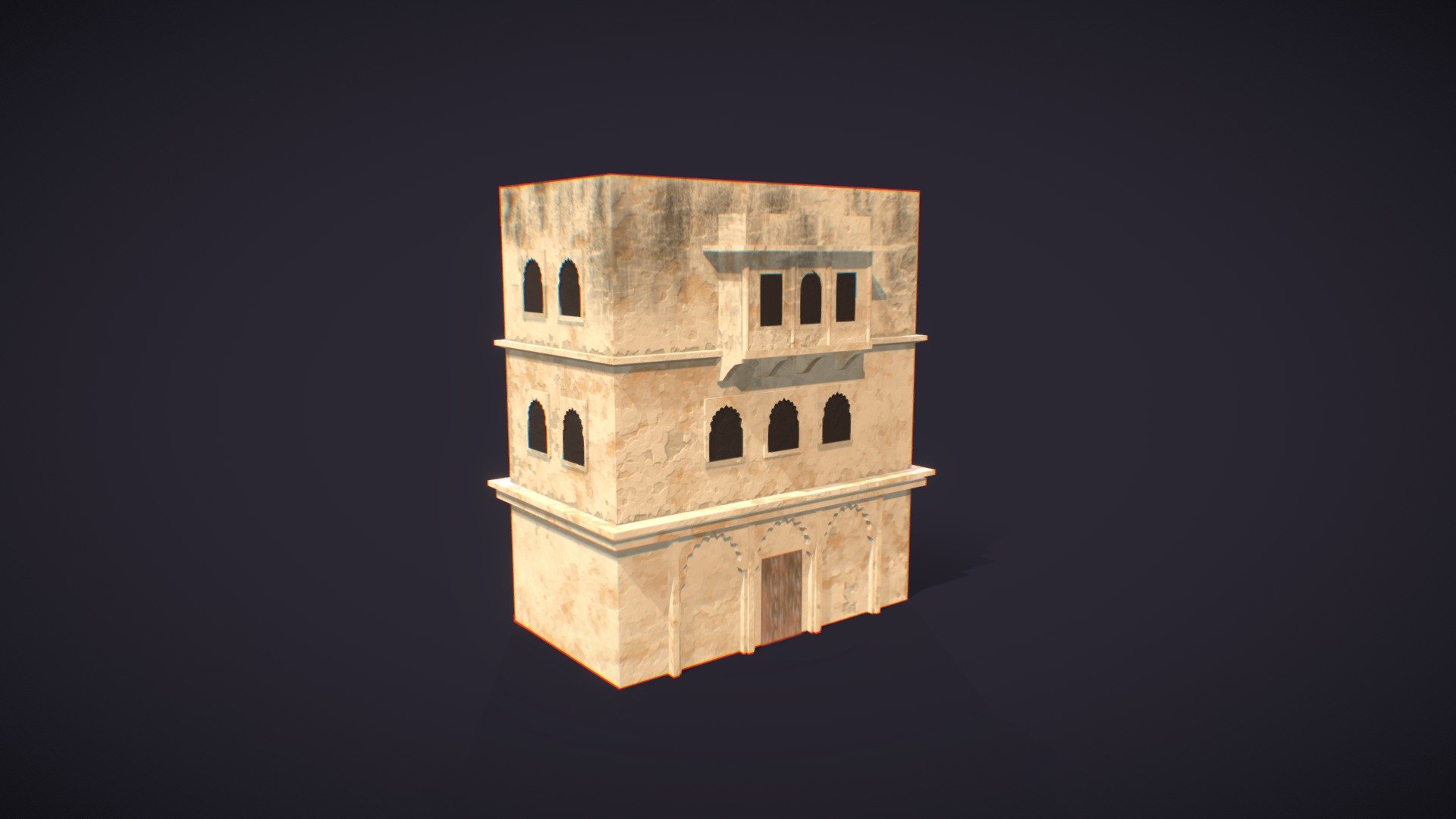 Stylized indian house 1 - 3D model by davidbrunel [226ca50] - Sketchfab