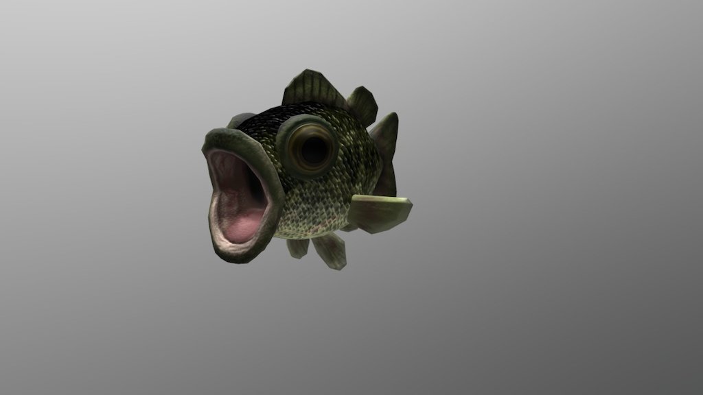Bass Fish Avatar Head - 3D model by SmallSteve [226cb6c] - Sketchfab