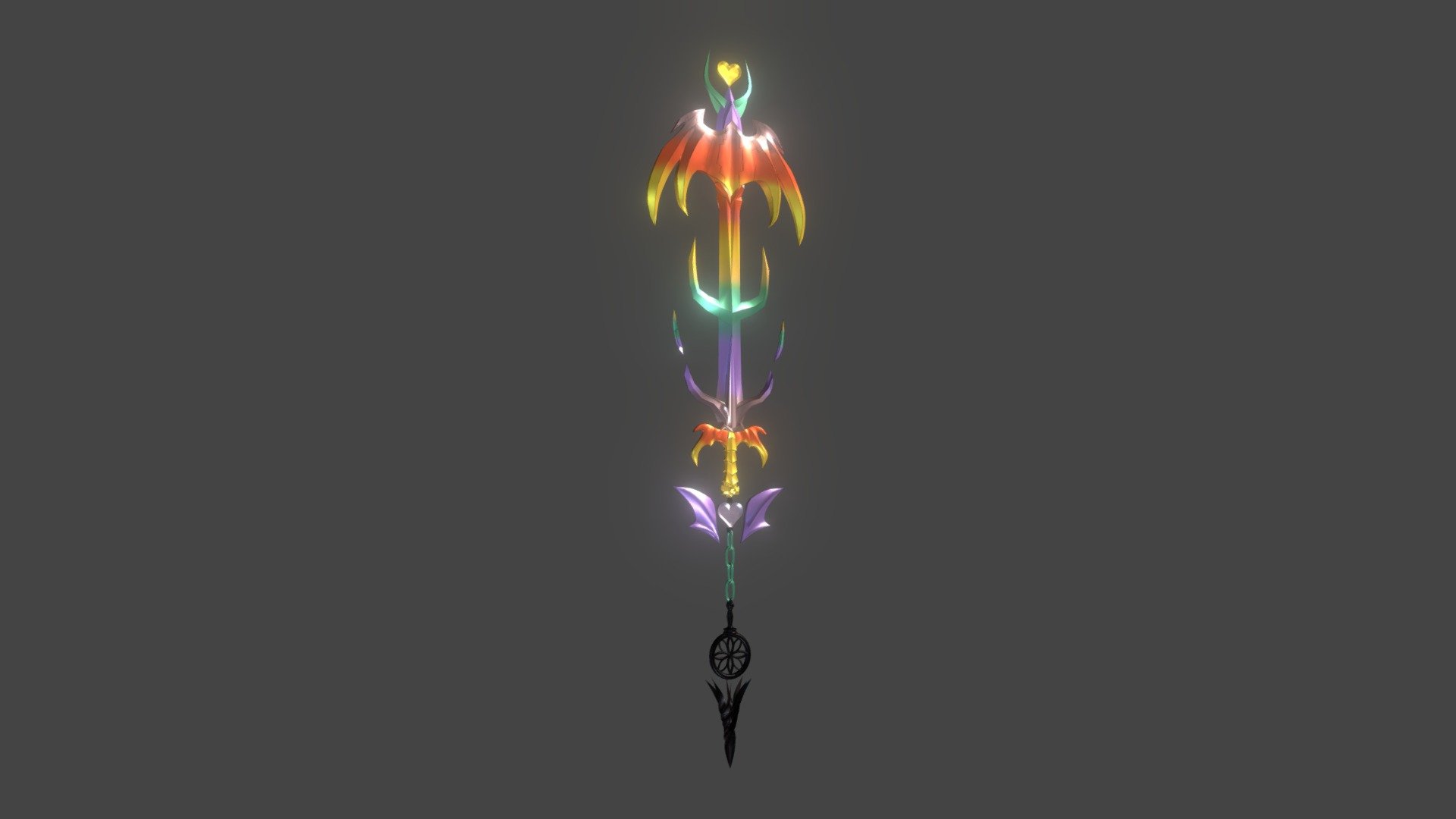 3D Keyblade Model - 3D model by oreganohex [226ce62] - Sketchfab