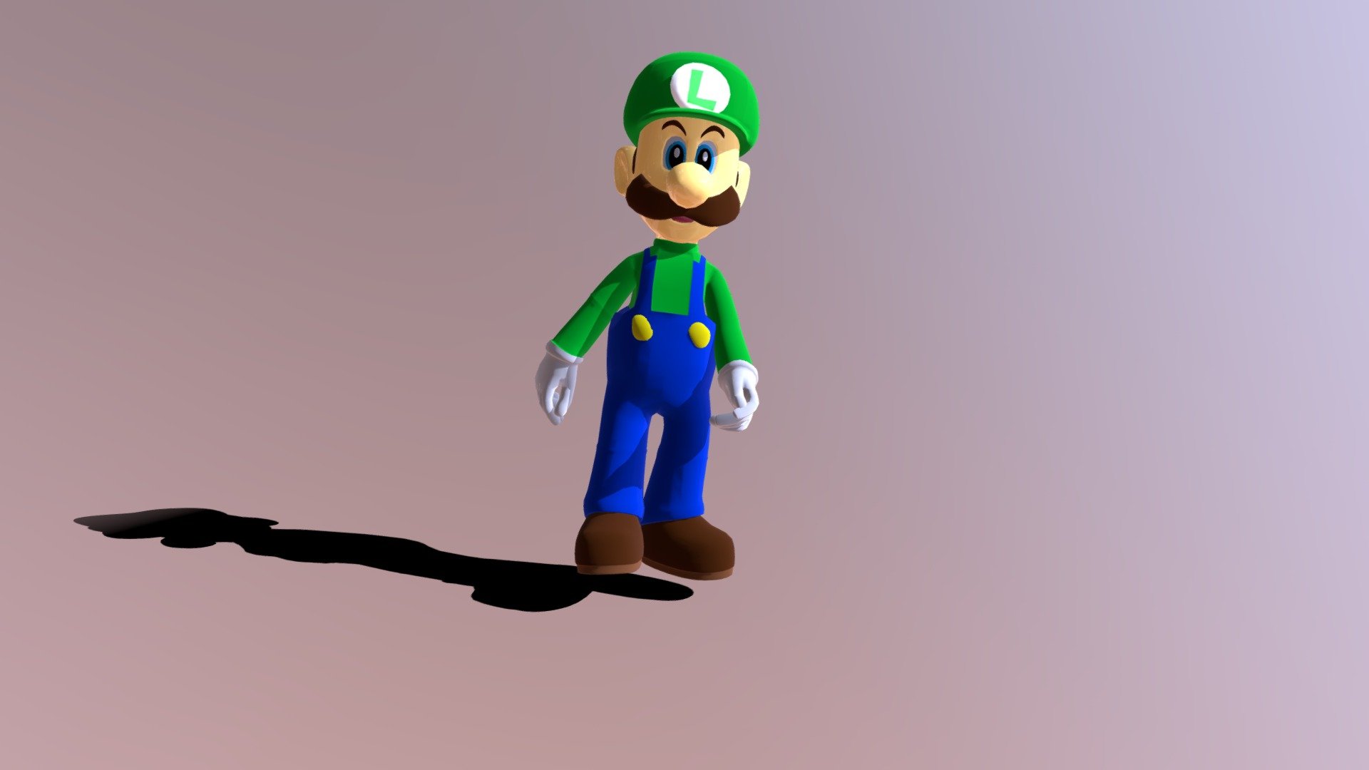 Luigi (Nintendo 64 Era) - Download Free 3D model by Sonic the Hedgehog ...