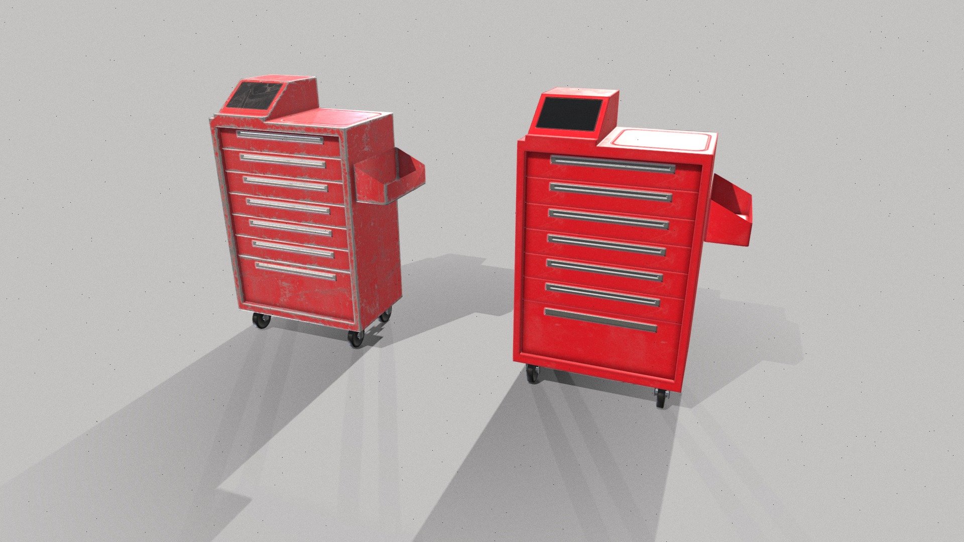 Tool trolleys - Download Free 3D model by Sousinho [227080b] - Sketchfab