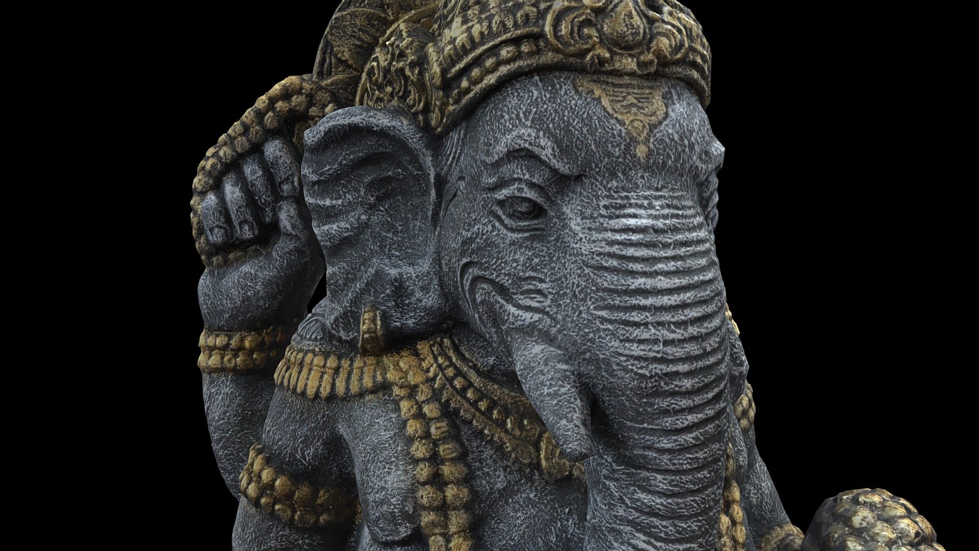 Ganesha Bone Statue Bali V5 Photogrammetry 3d Model By Roman Rö
