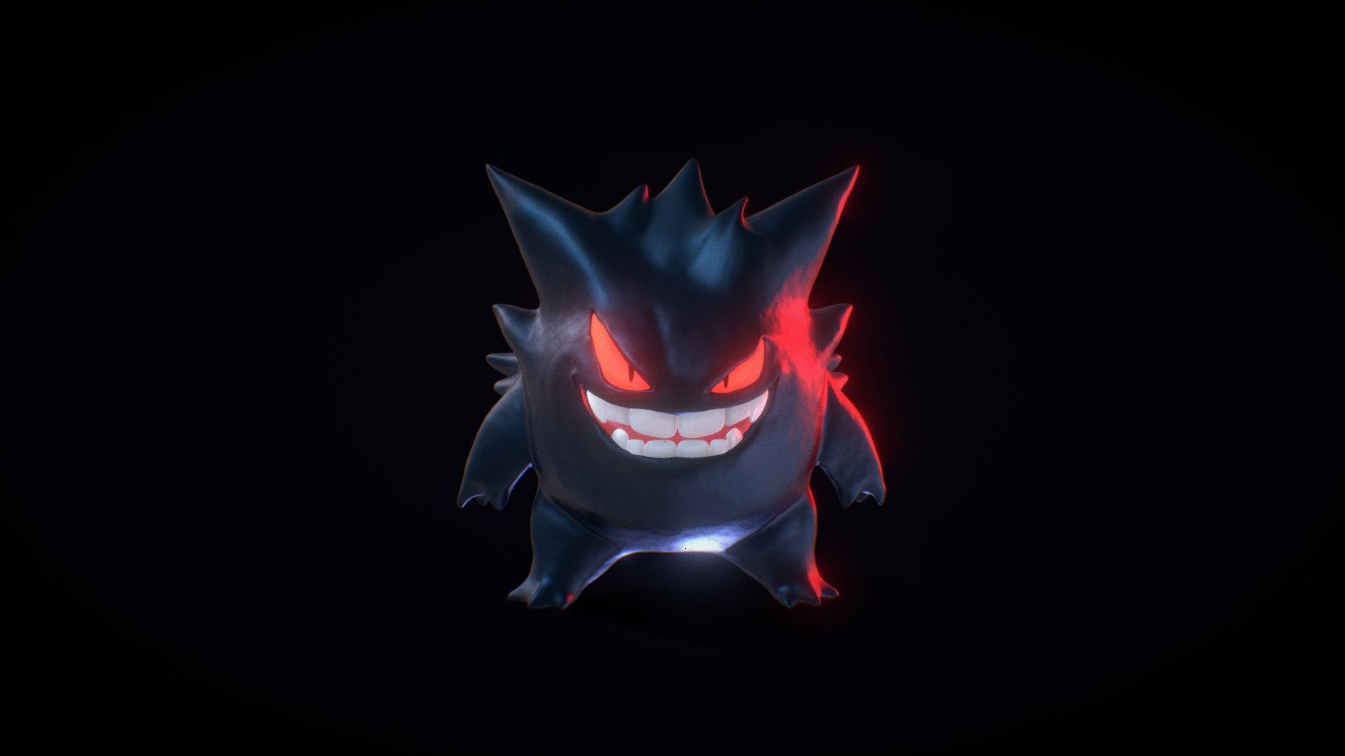 GENGAR - 3D model by DerickRed [227239c] - Sketchfab