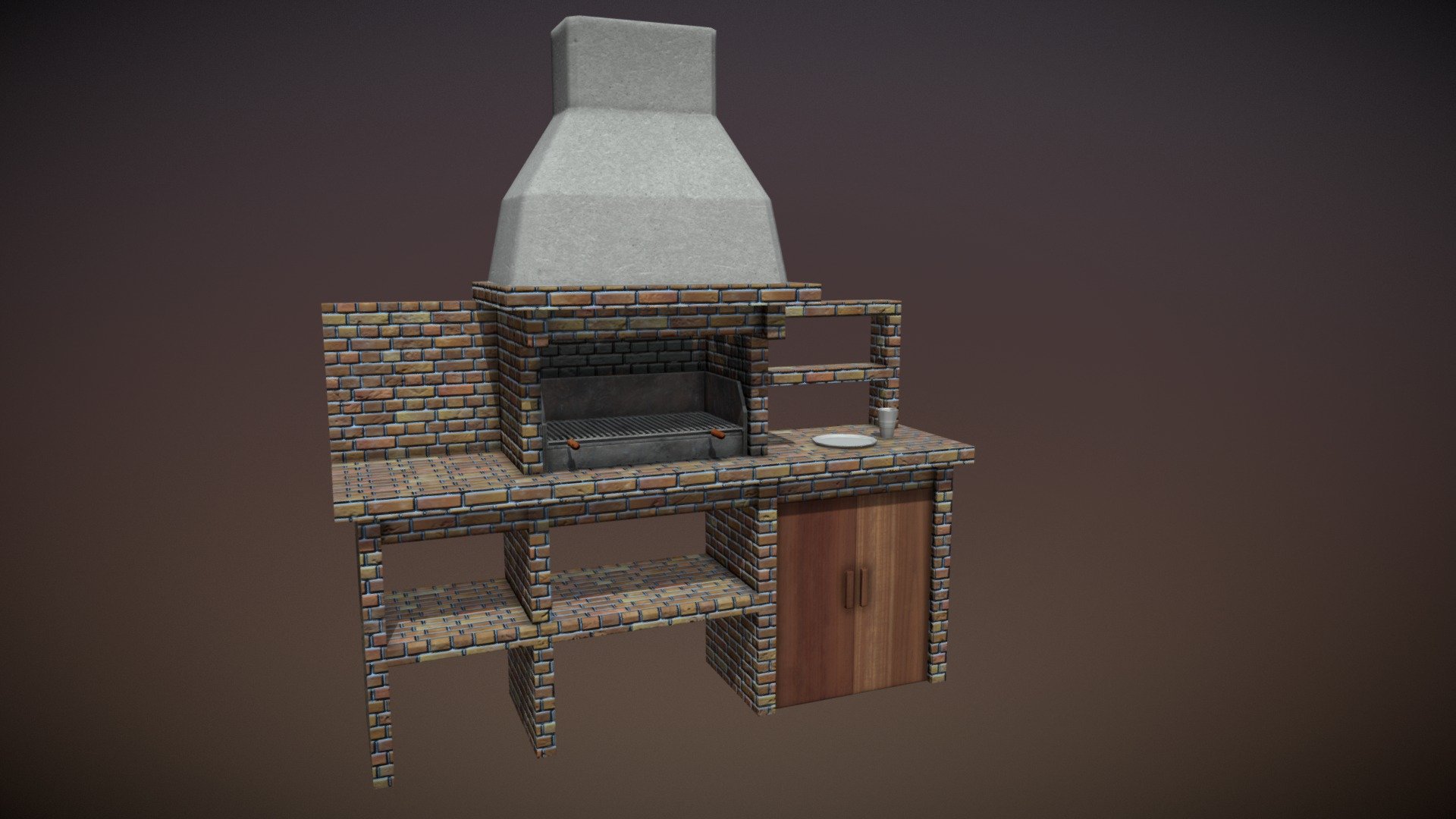 Bbq - Buy Royalty Free 3D model by JPrian94 [22727a2] - Sketchfab Store