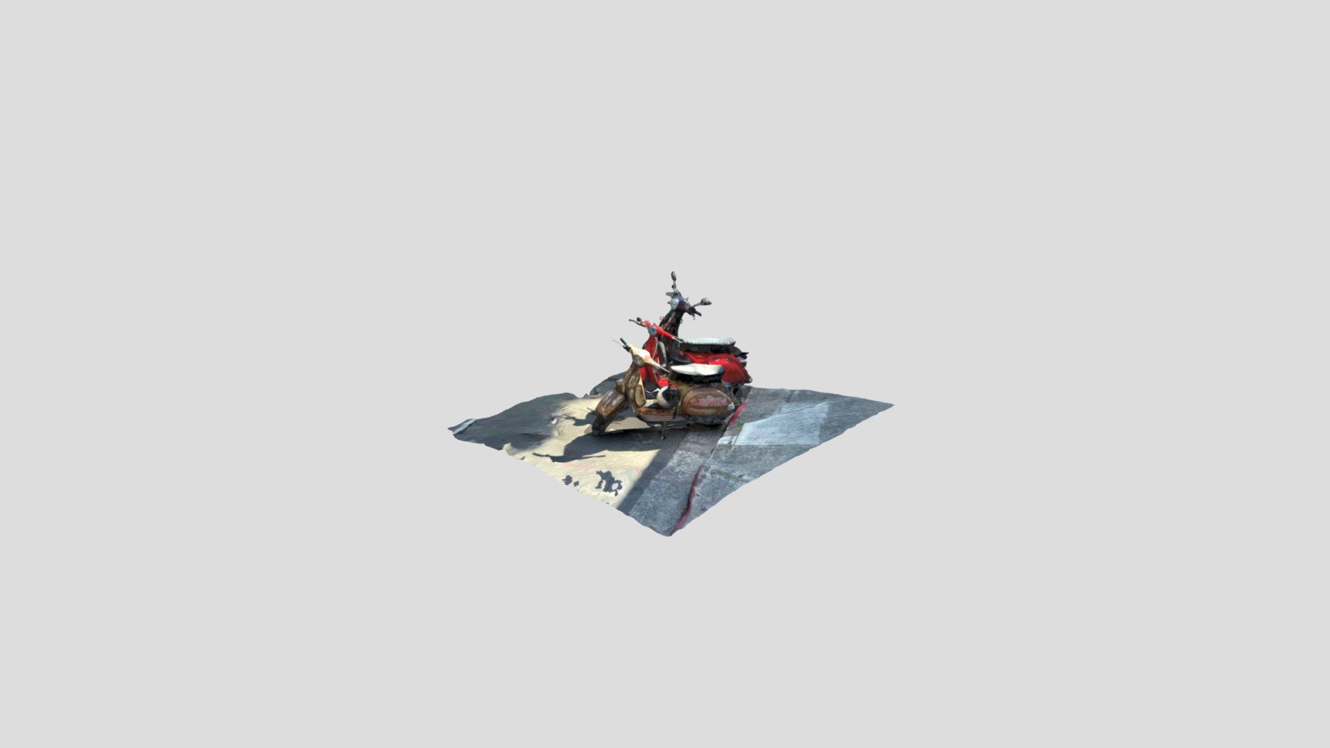 Rusty Vespa - Buy Royalty Free 3D model by Jimmy Gunawan (@jimmygunawan ...