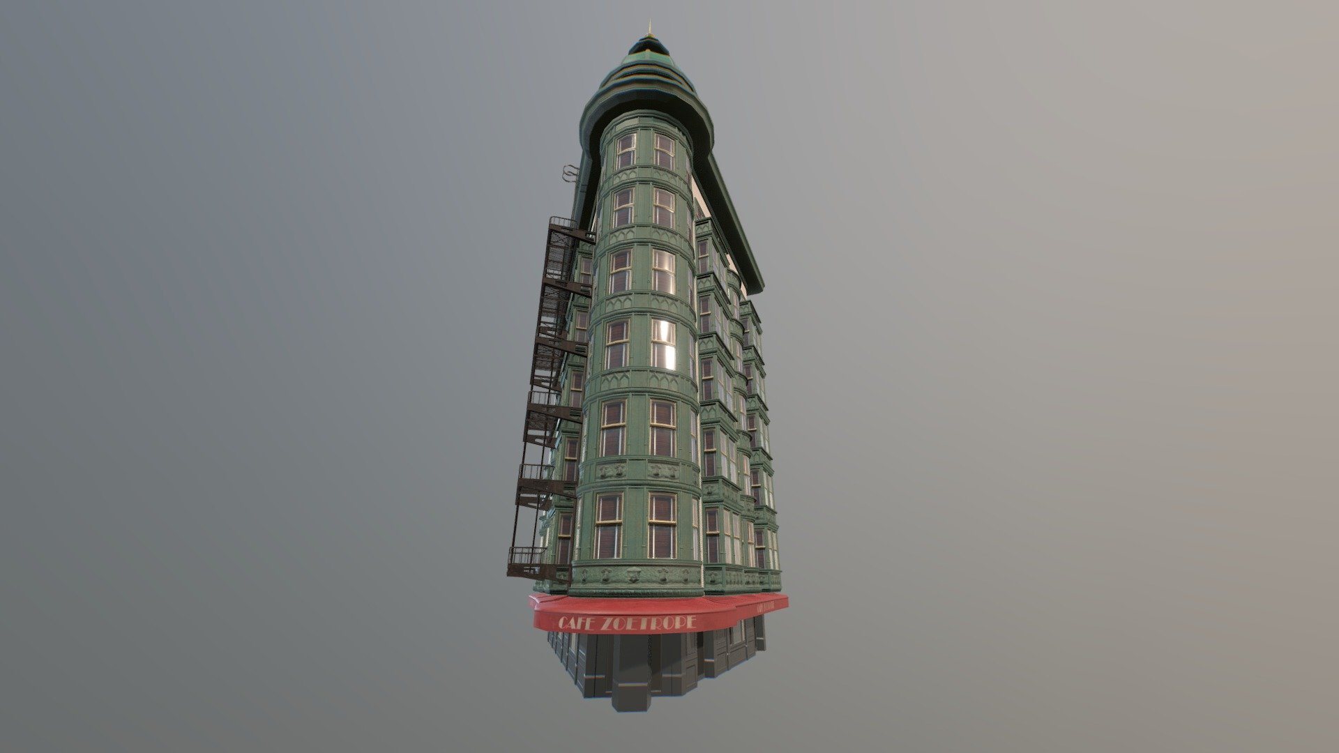 Columbus Tower - 3D model by xack94nex [2272a75] - Sketchfab
