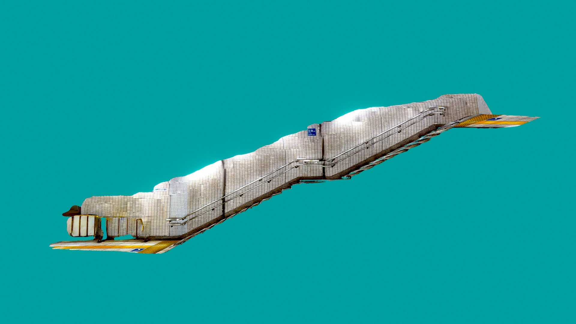 Cross-section of the stairs - 3D model by Taro Ohtani (@taroohtani ...