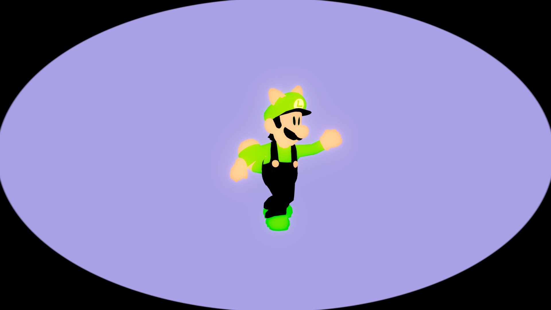 Fox Luigi - 3D model by blankw [2275b18] - Sketchfab