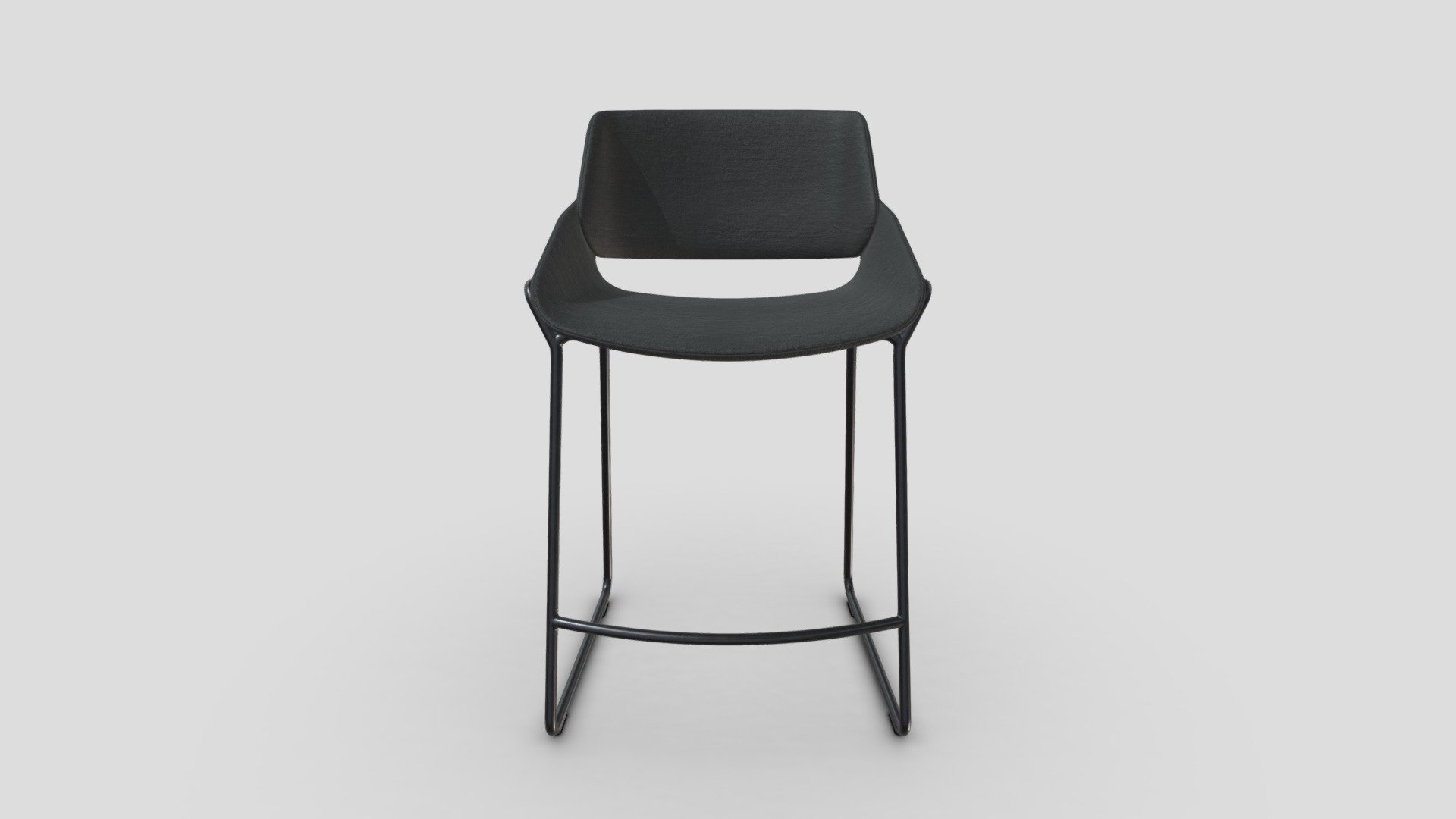 Monk Barstool With Backrest - 3D model by metaggio (@metagradeofficial) [2277dc8] - Sketchfab