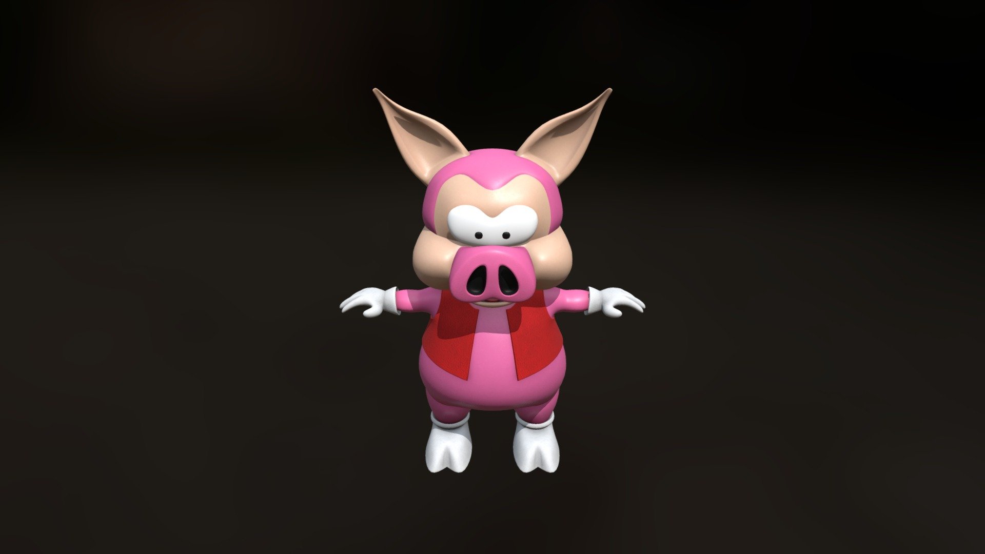 Koma Pig (from Tomba! series) - 3D model by Boywond (@olegzavgorodnev ...
