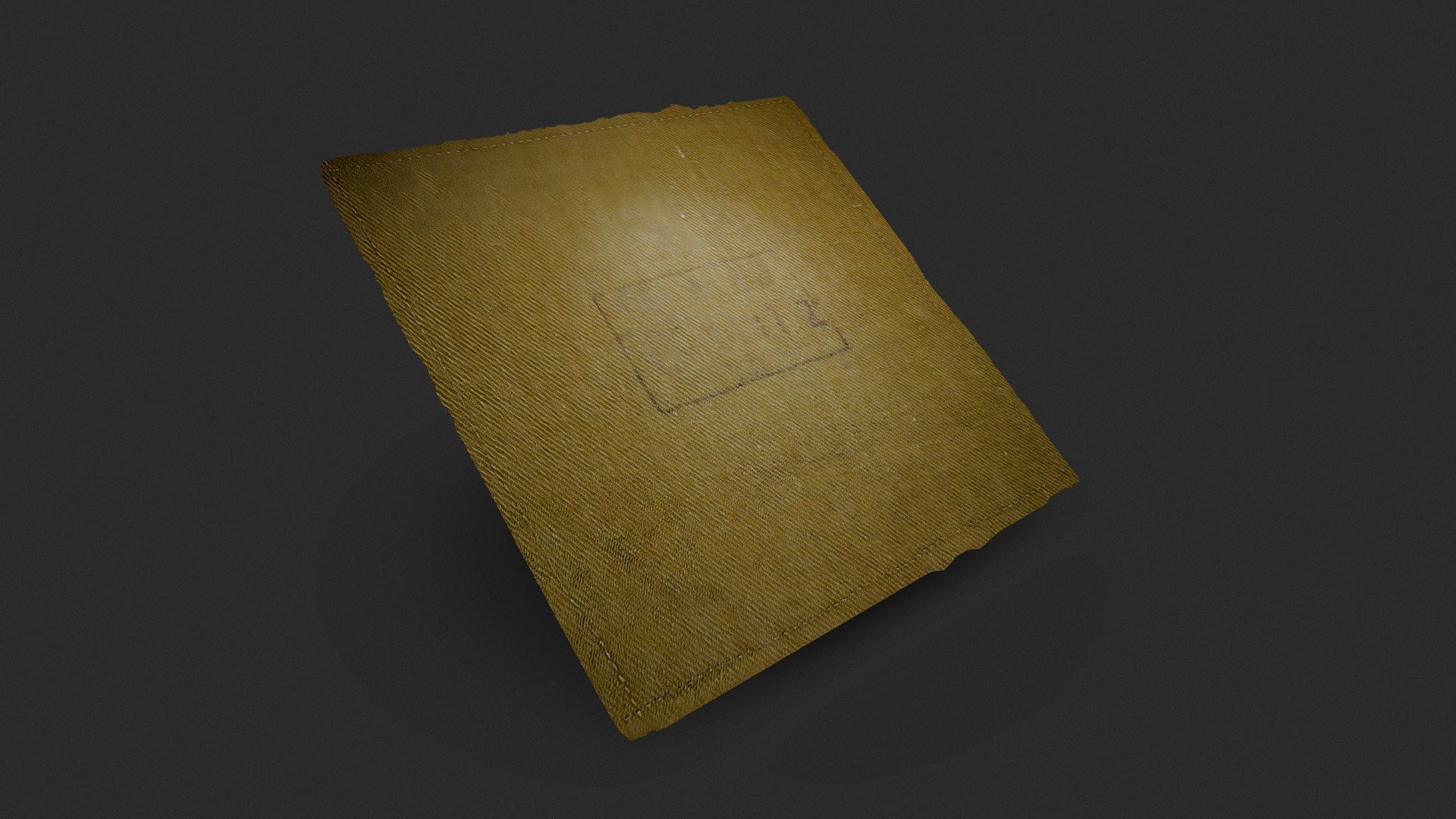 Piece of old military cloth - Download Free 3D model by TriQMakar ...