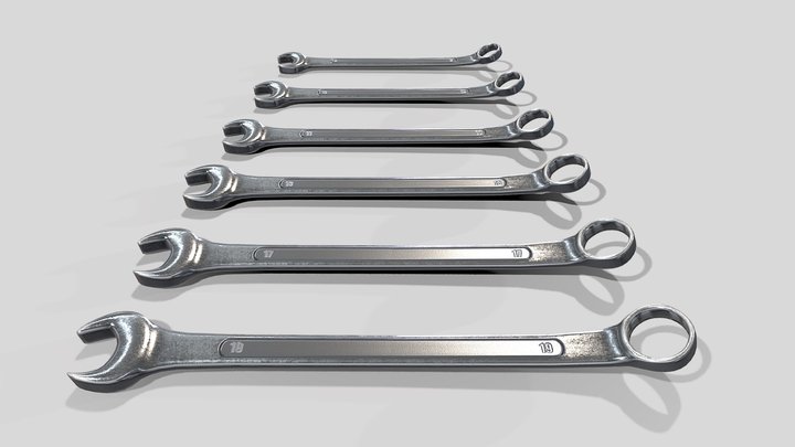 Spanner 3D models - Sketchfab