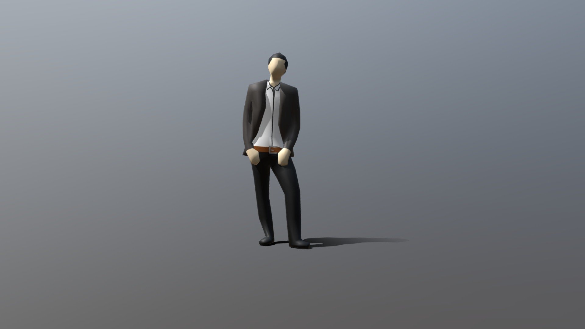 Low Poly Casual Man 006 - Buy Royalty Free 3D model by ROH3D [227abc9 ...
