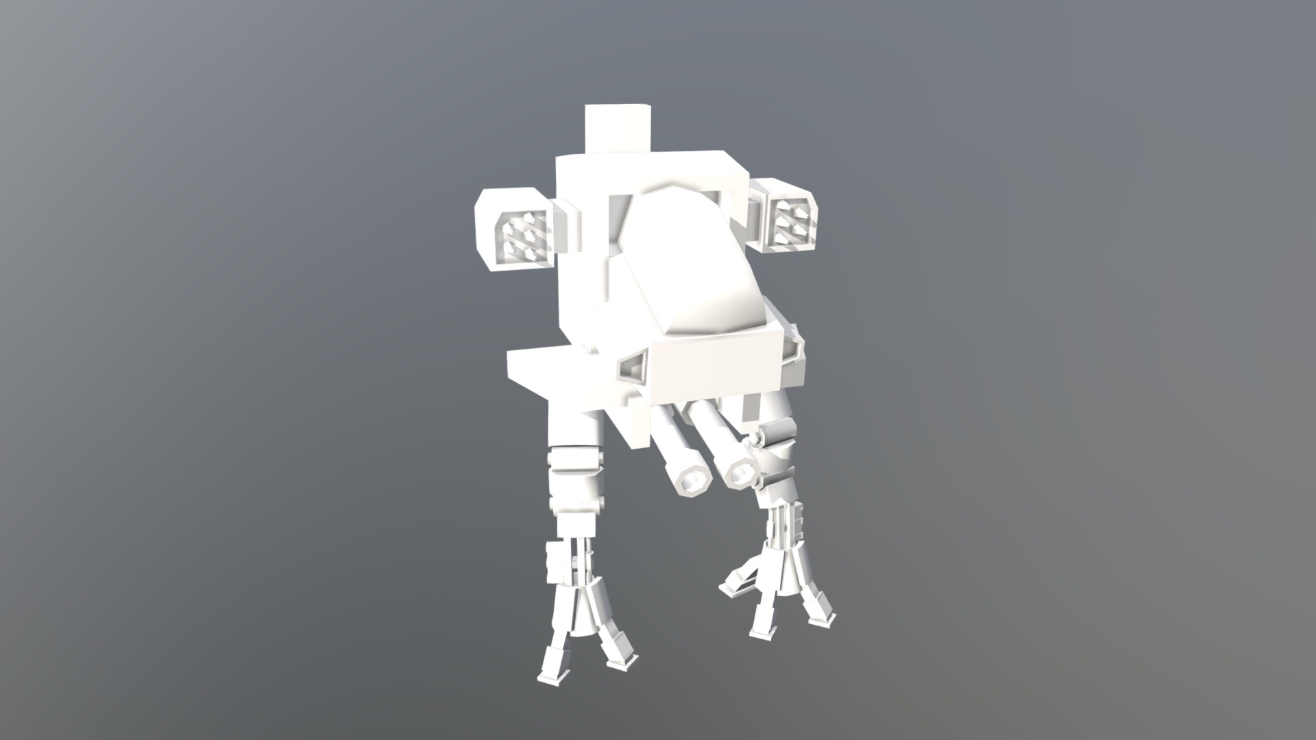 Mecha - 3D model by matmuller [227ae08] - Sketchfab