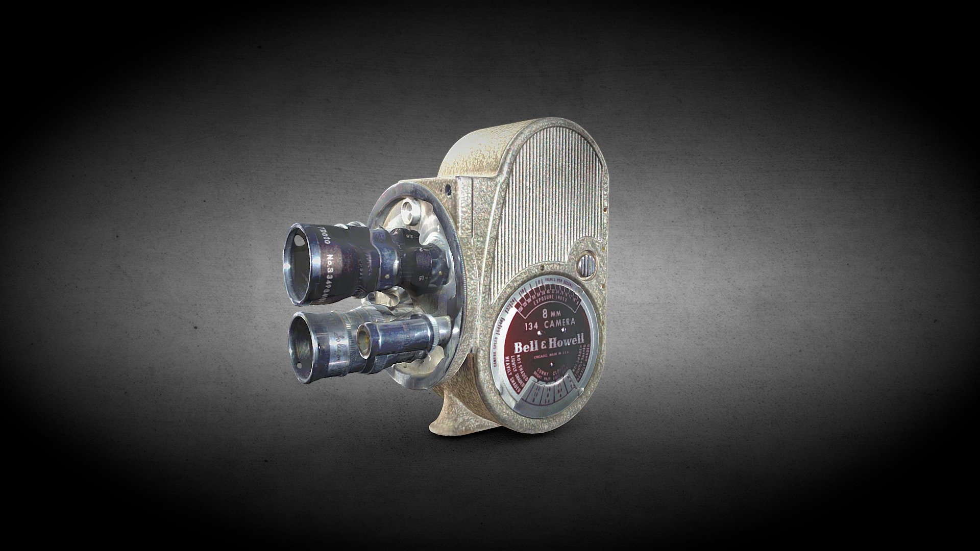 8 Bell & Howell 8mm Film Camera - Download Free 3D model by Moshe Caine ...