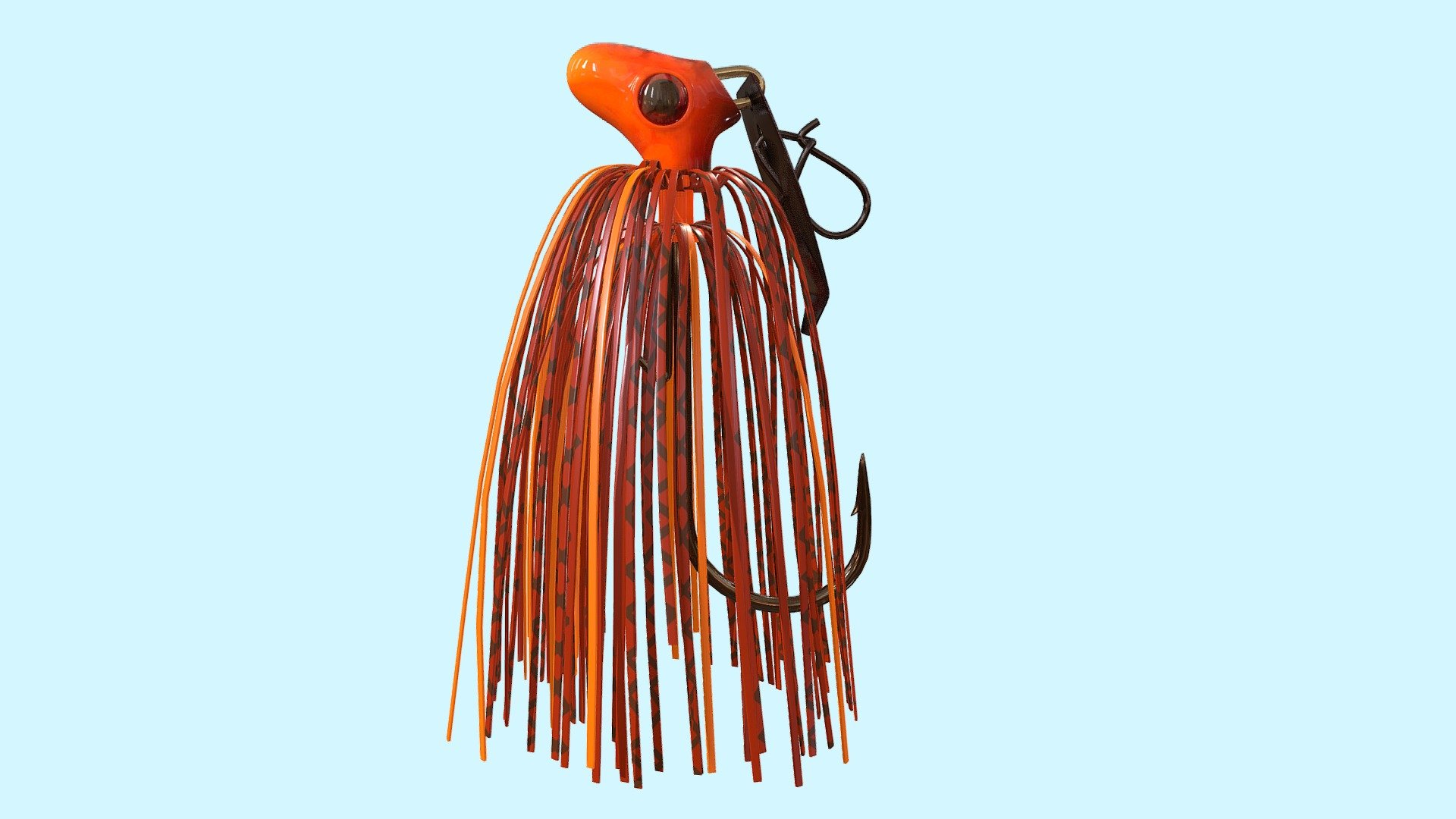 Fishing Spinner bait - Red - Buy Royalty Free 3D model by John Doe ...