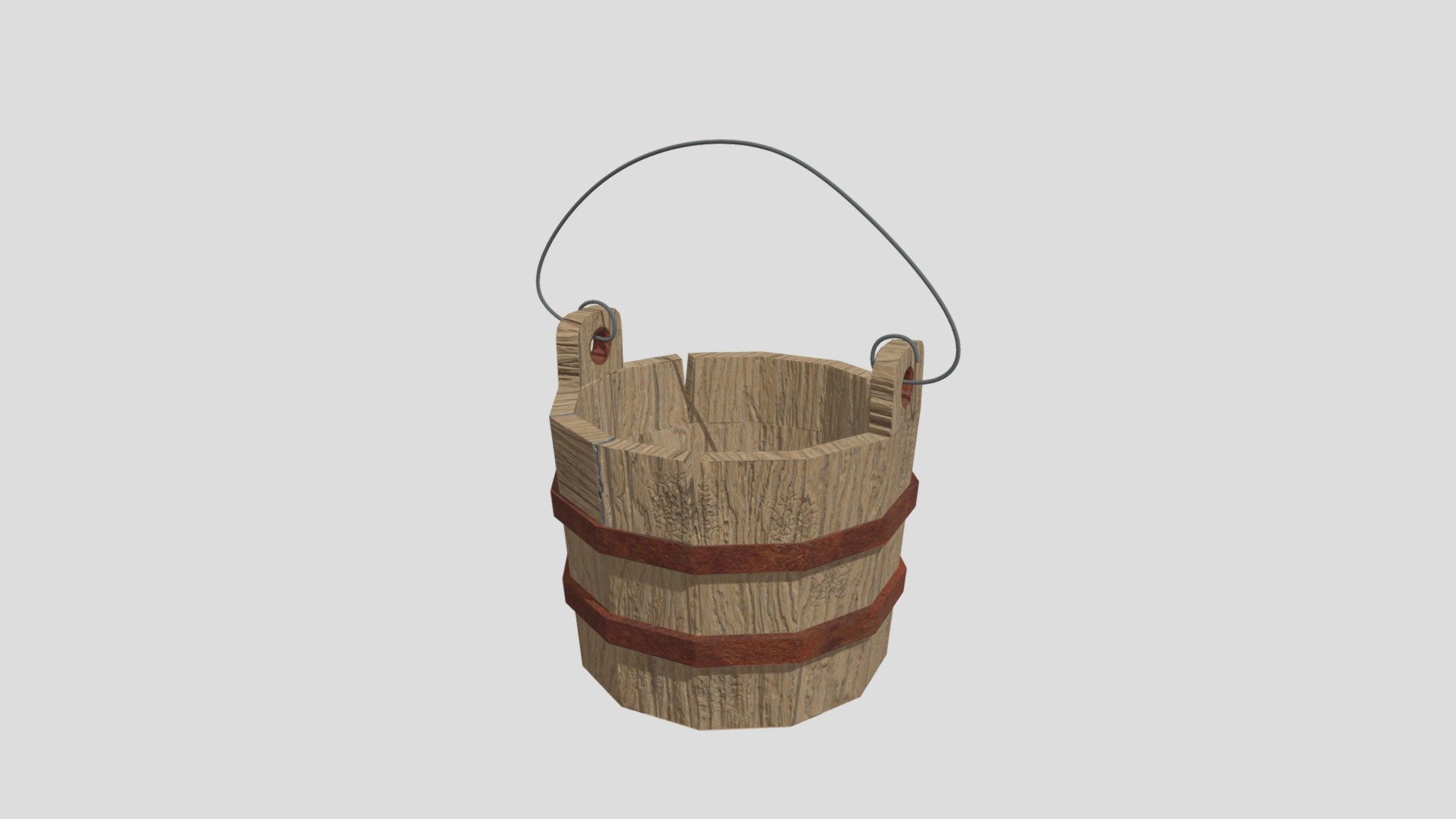 Bucket With Handle - 3D model by Micahiscoo [227ba44] - Sketchfab