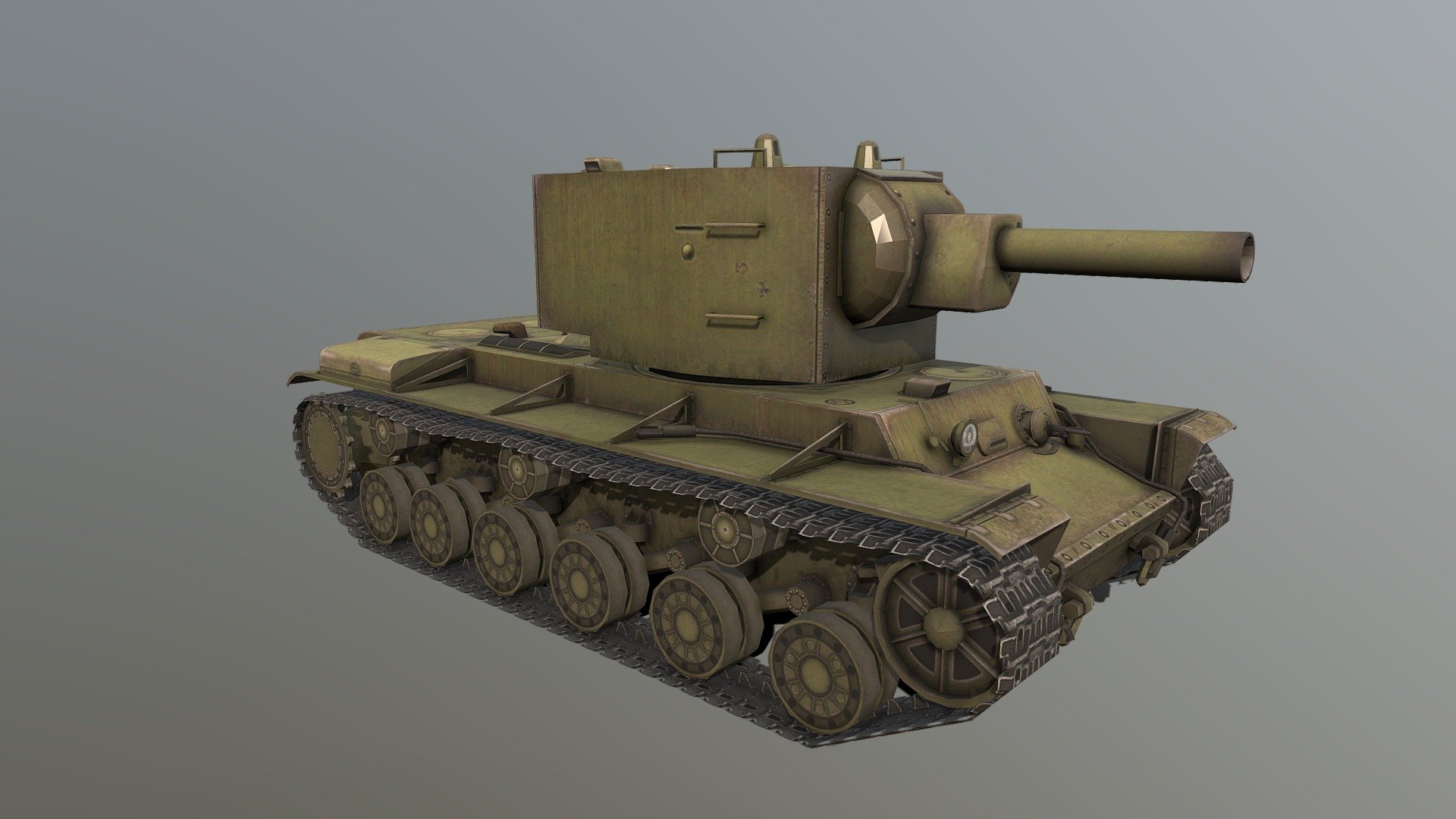 KV-2 - Download Free 3D model by mamont nikita (@mamontnikita62 ...