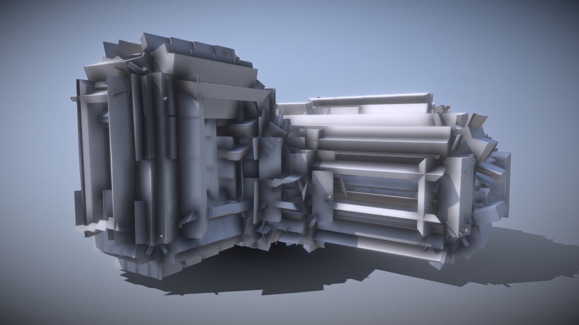 Strange Building - Download Free 3D model by Andrew Mad (@AndrewMad ...