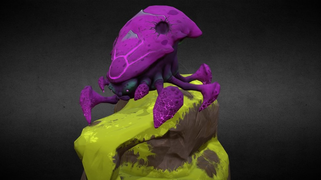 Alien crab - 3D model by J.Alexandre [227fcc0] - Sketchfab