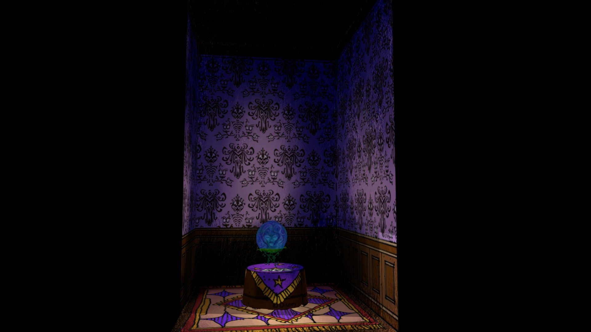 Disneyworld Haunted Mansion Seance Room - Download Free 3D model by ...