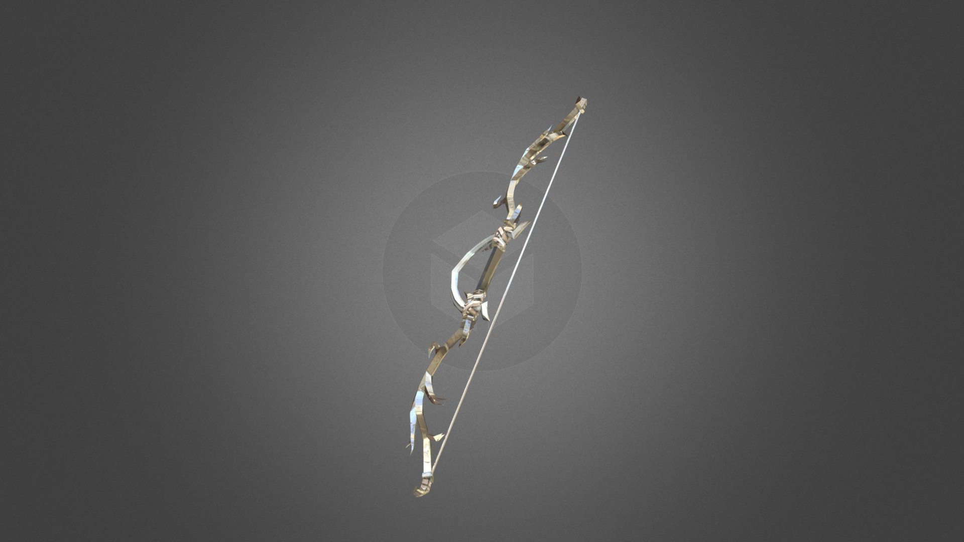 Low-Poly Bow - 3D model by Asim Shrestha (@asimshrestha2) [2286d44 ...