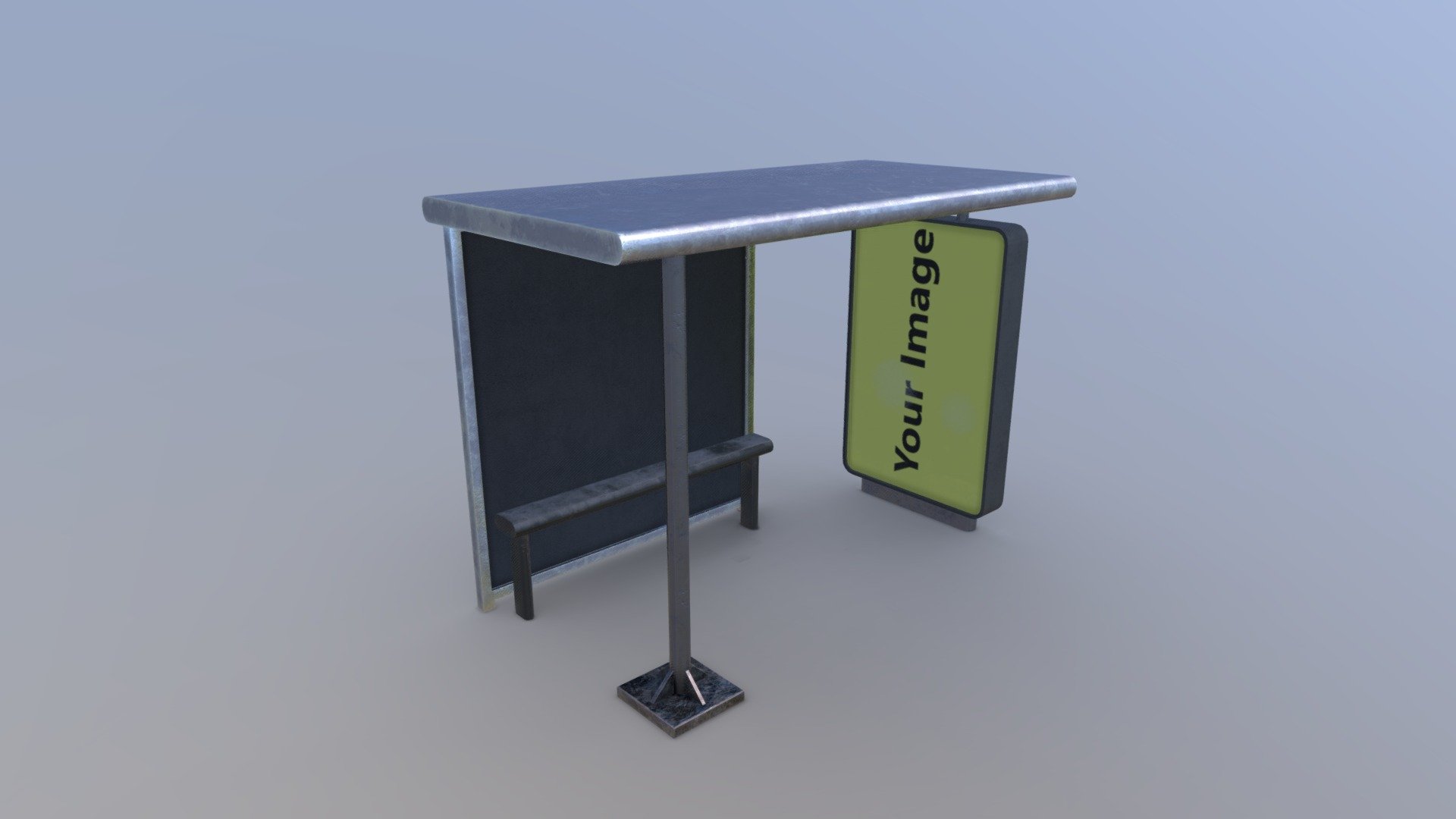 Small Bus Stop Shelter - 3D model by Ottto3d (@Otton3ds) [2286fdd ...