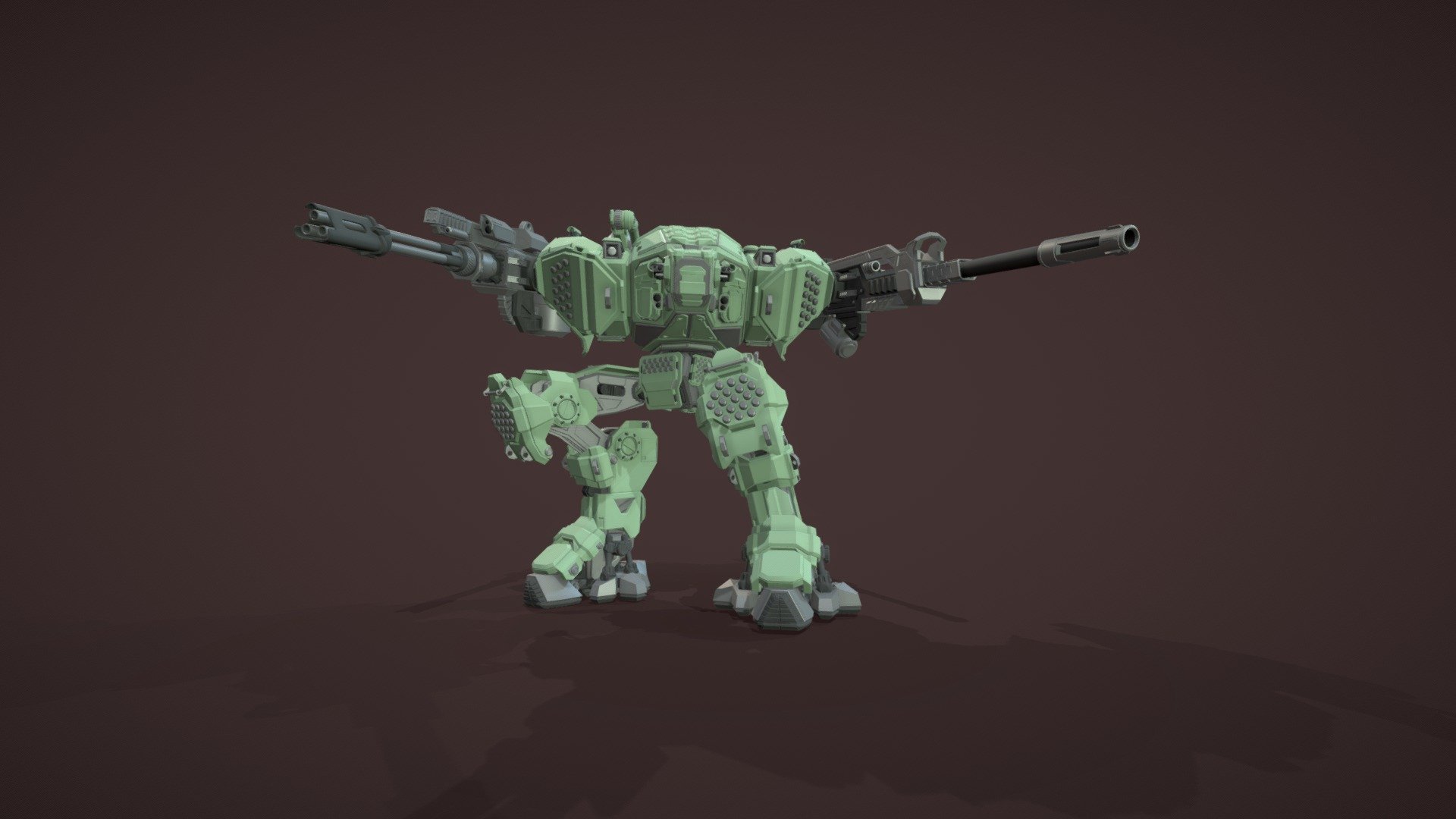 MK.12 Prototype Light Mech - 3D model by bomtill [22883ac] - Sketchfab