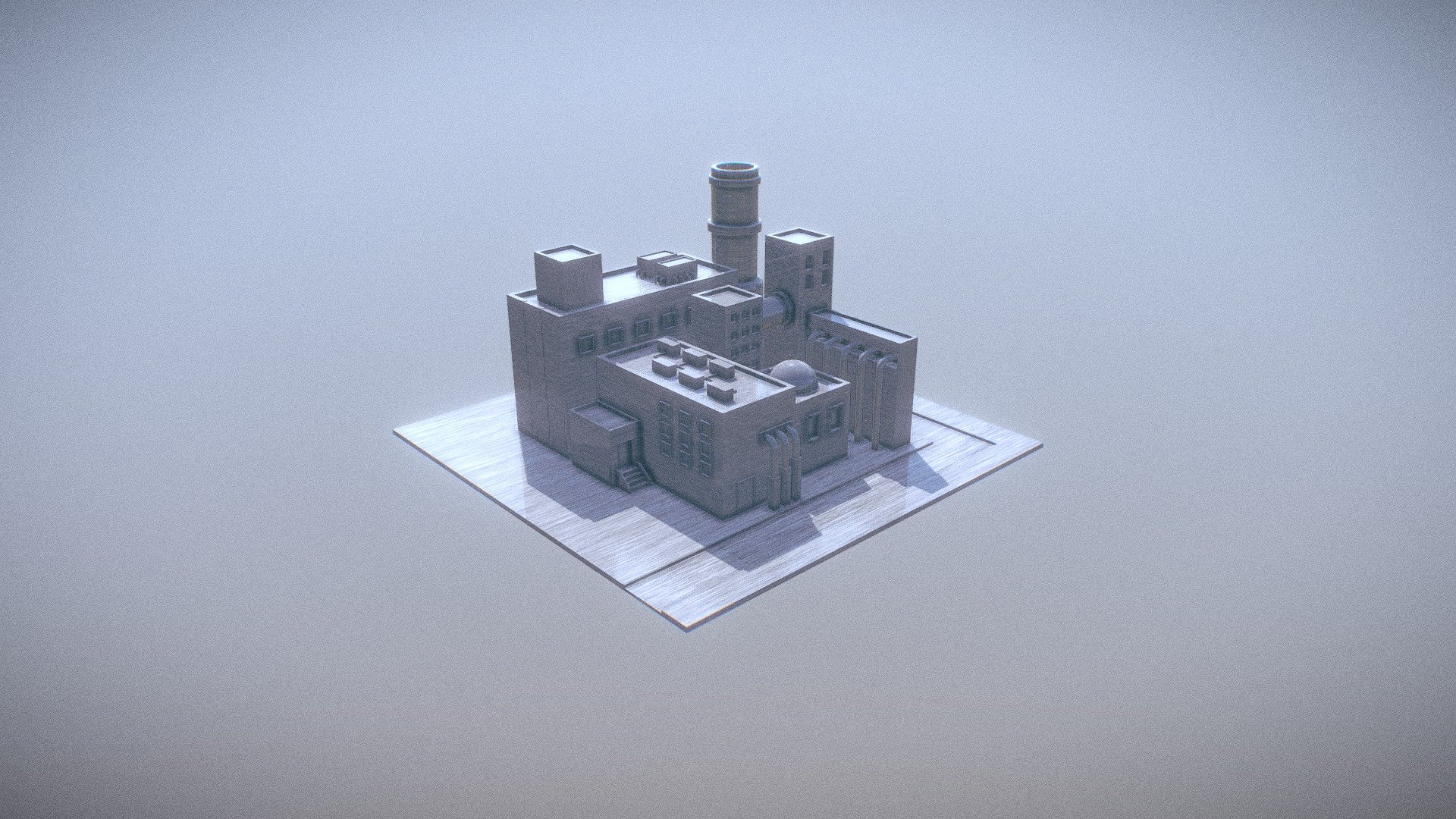 Small 3D industry - 3D model by michele227 [2289986] - Sketchfab