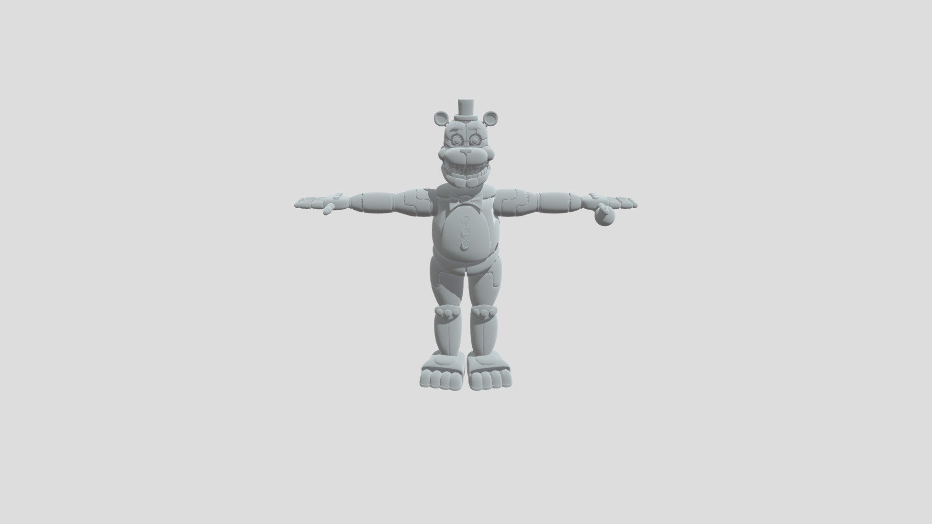 Fnaf Front Street Unmolton Freddy - Download Free 3D model by ...