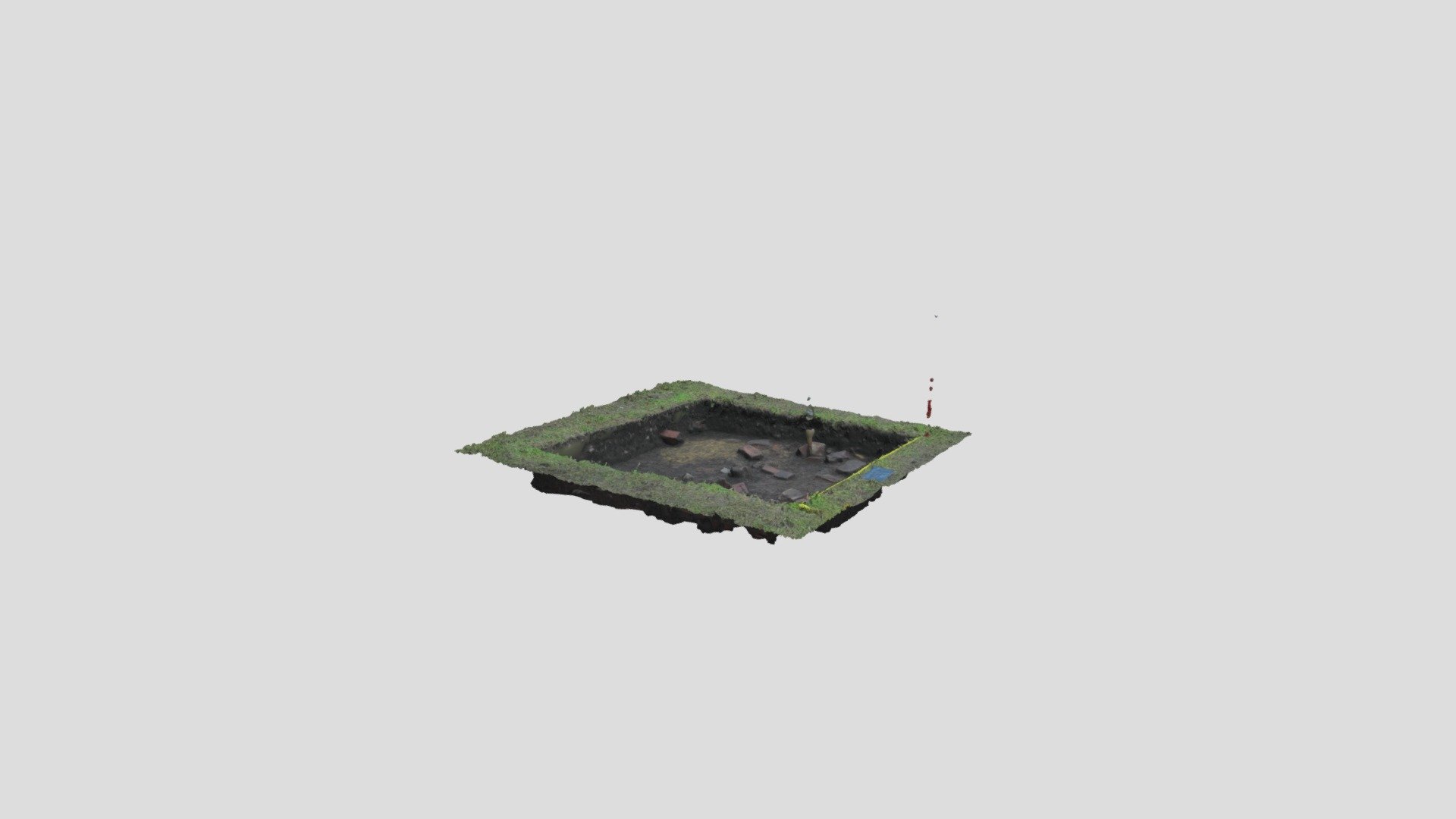 3rd scan Garden Festival Roman Fort - 3D model by Monger (@FMonger ...