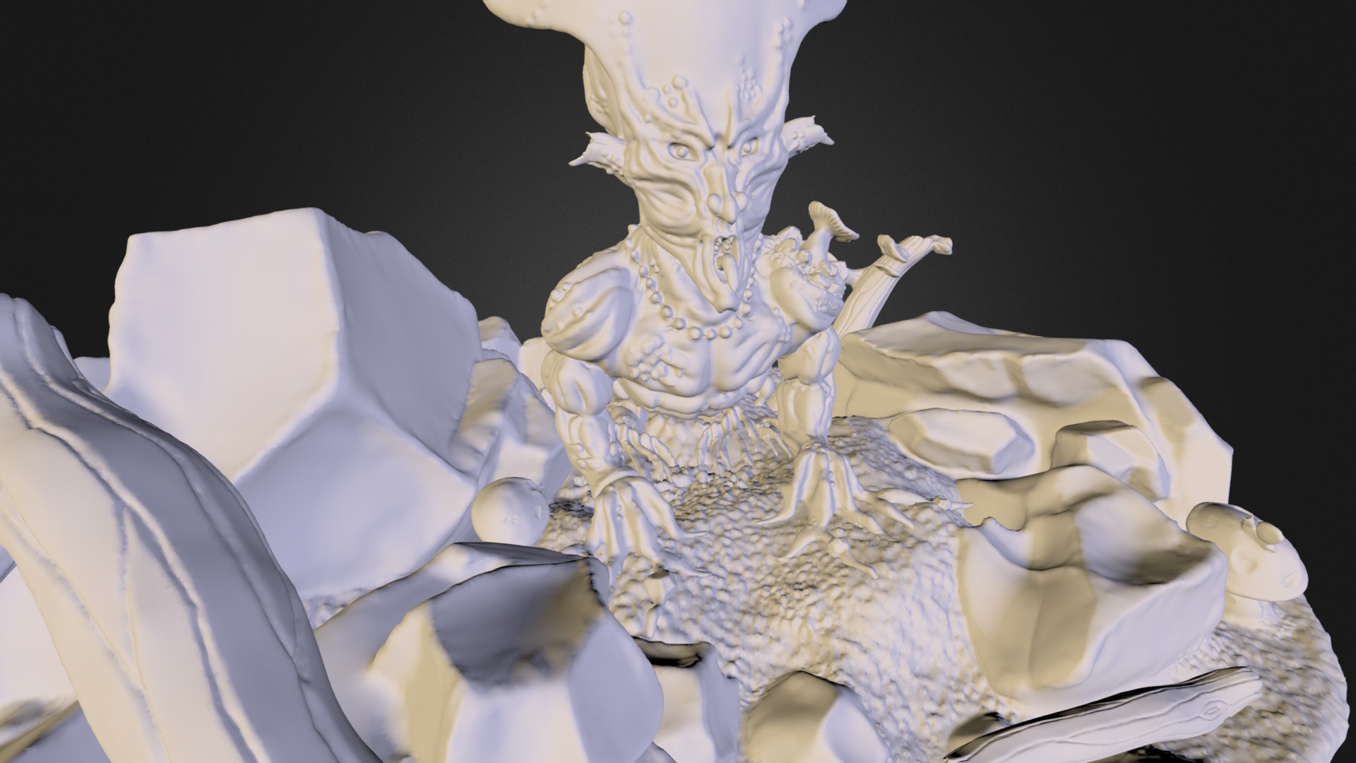 Monster - 3D model by LindaMeinel [228fe14] - Sketchfab