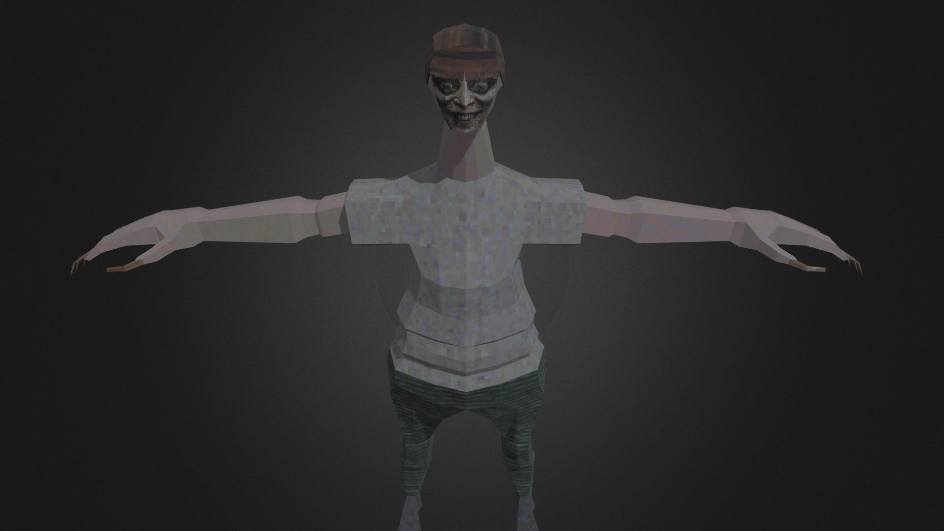 Low Poly PS1 Style Monster Girl - 3D model by S0dya [22900d9] - Sketchfab