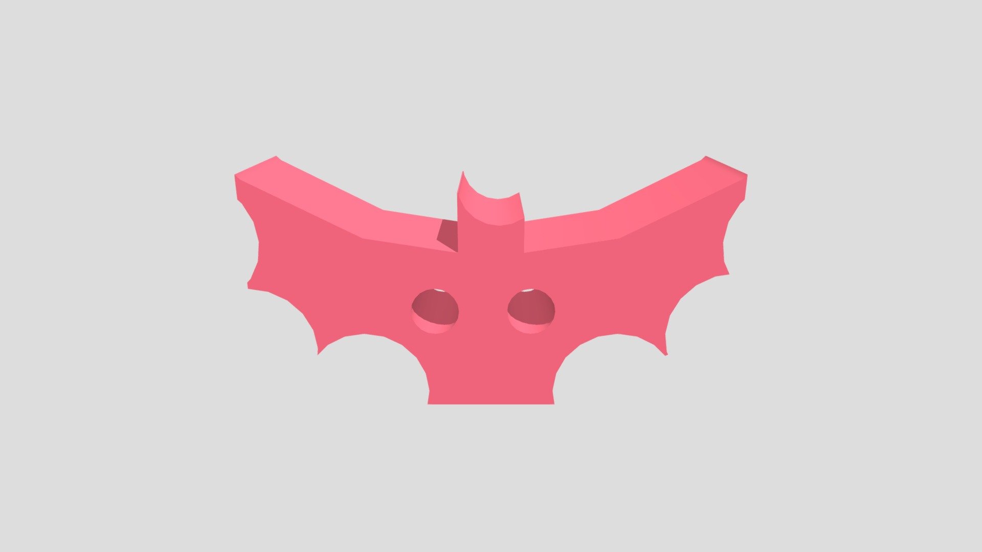 Bat Button - 3D model by Juan Aguirre (@010069889) [22915d9] - Sketchfab