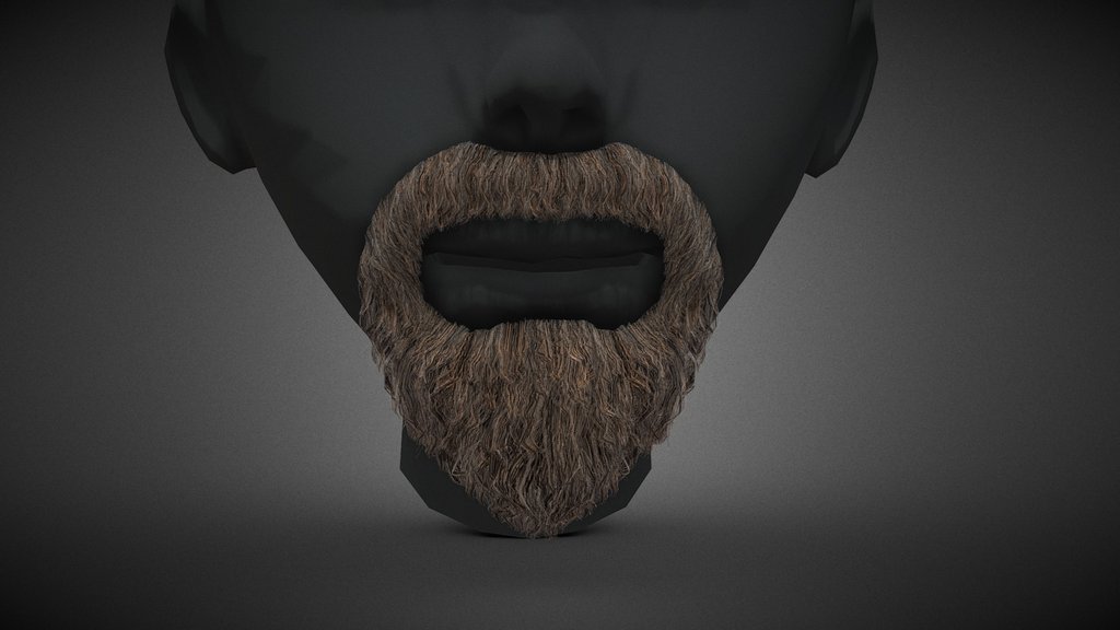 Facial Hair - A 3D model collection by CG StudioX (@CG_StudioX) - Sketchfab