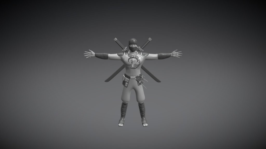 Ninja - 3D model by LLamaArt (@Amave) [22916ce] - Sketchfab