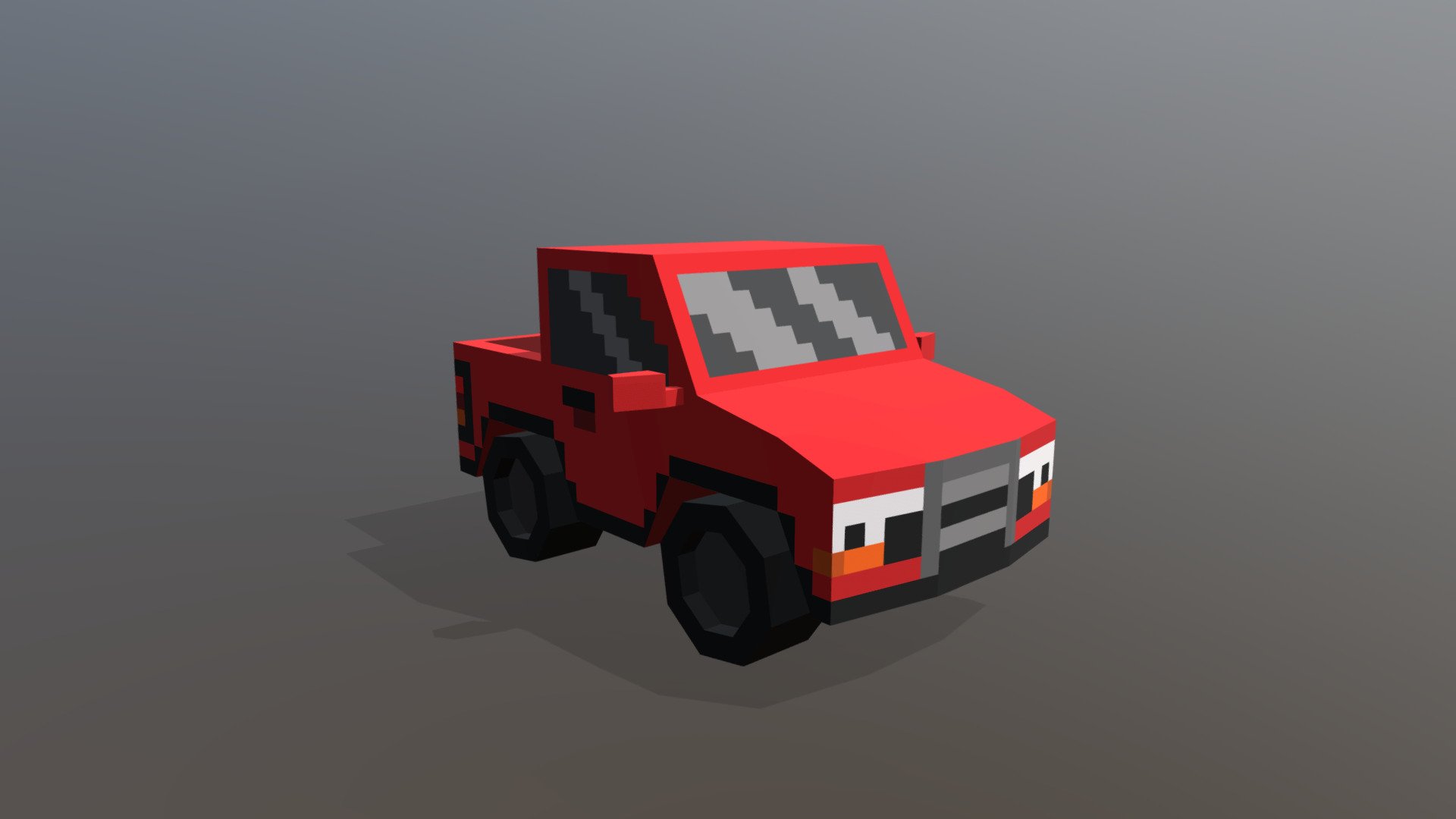 Low Poly Pickup Truck - Download Free 3D model by Reece (@reecemorgan ...