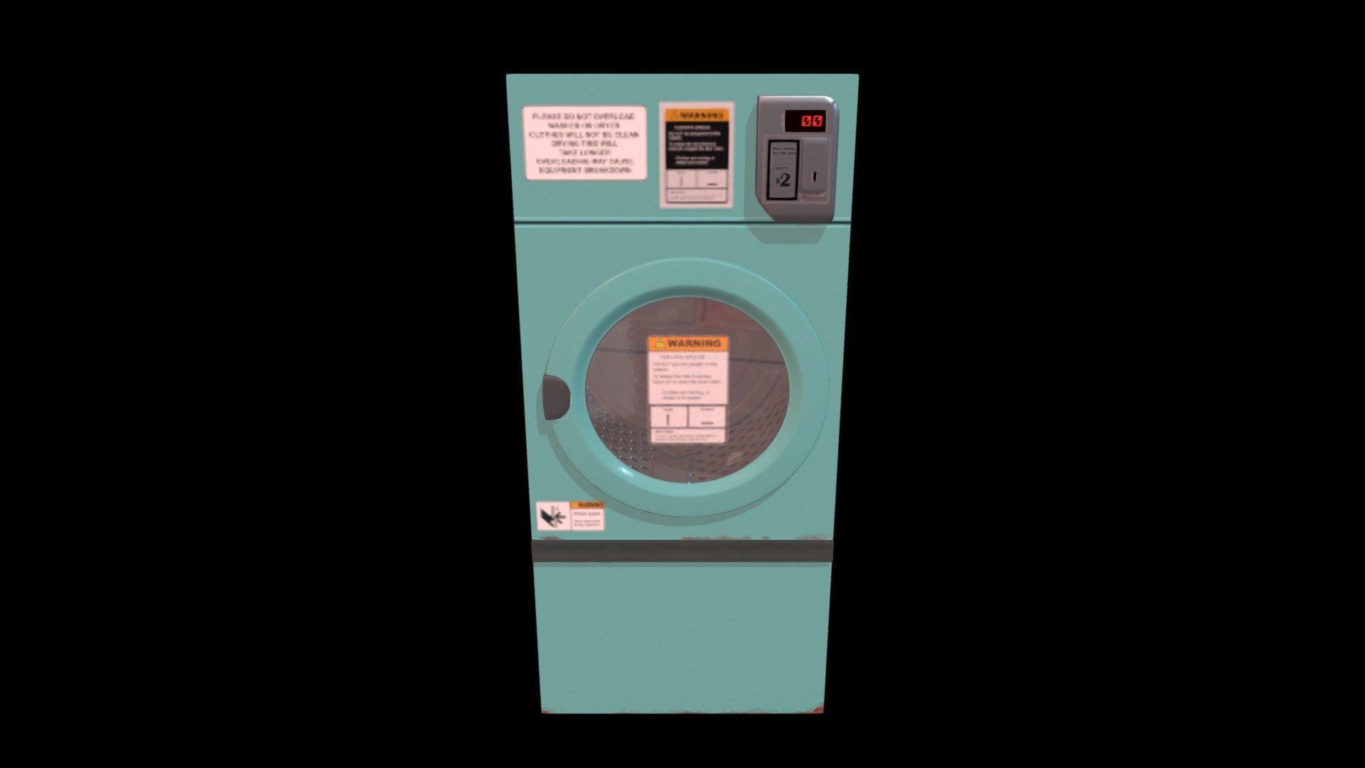 Washing Machine - 3D model by Esther (@esthera) [2292167] - Sketchfab