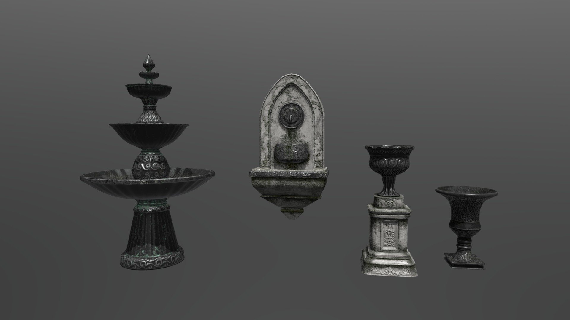 Fountains - 3D model by liliantheod [2292f59] - Sketchfab