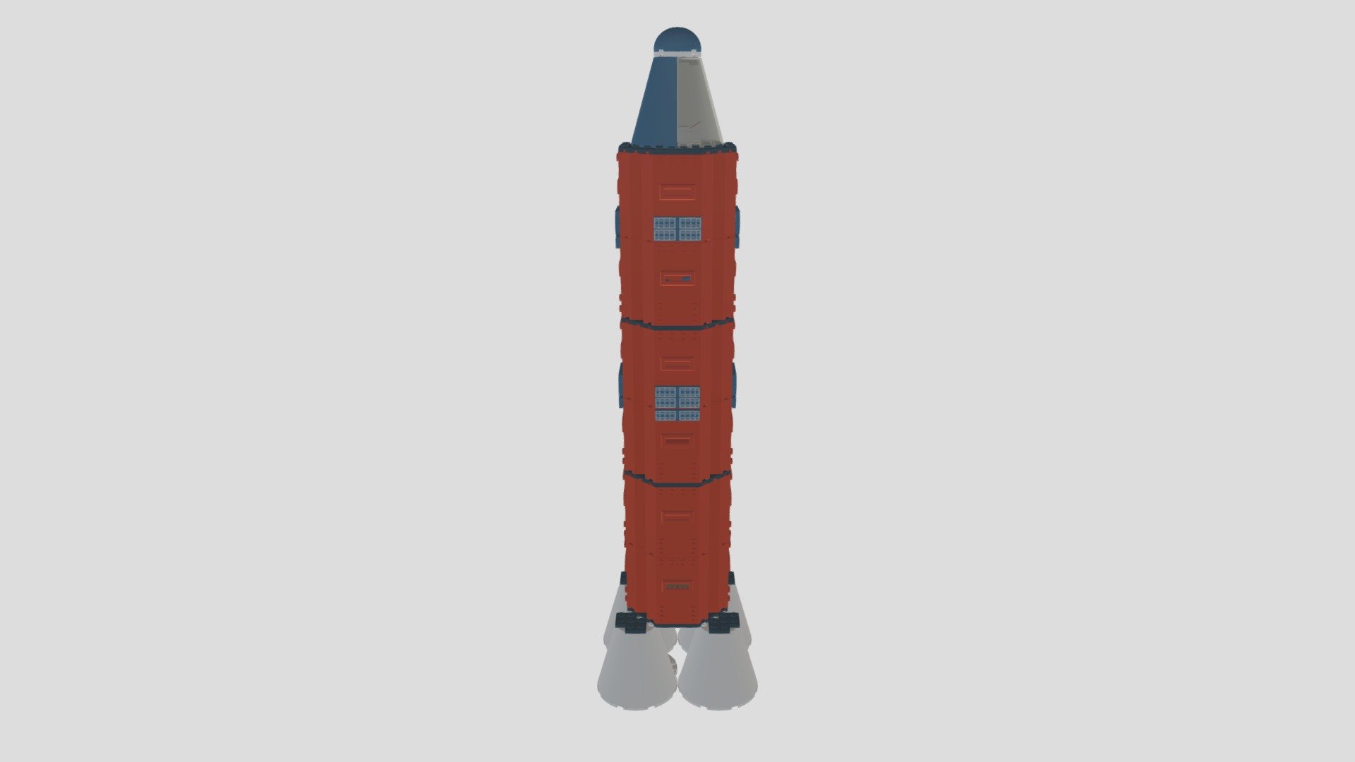 Rocket Ship - 3D model by WonkeyDonkey197 [229417b] - Sketchfab