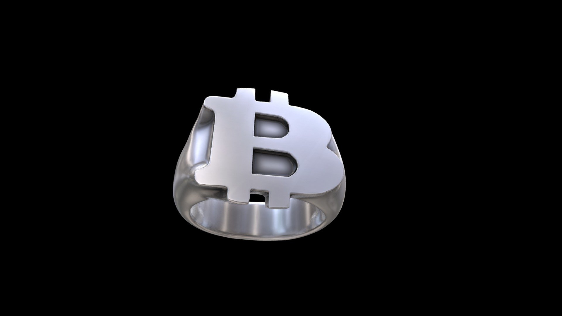 Bitcoin ring - Buy Royalty Free 3D model by jewelmodel.net (@jewelmodel ...