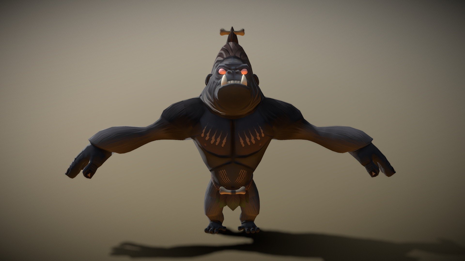 Kunga - 3D model by owlandfoxgames (@owlandfox) [2295f74] - Sketchfab