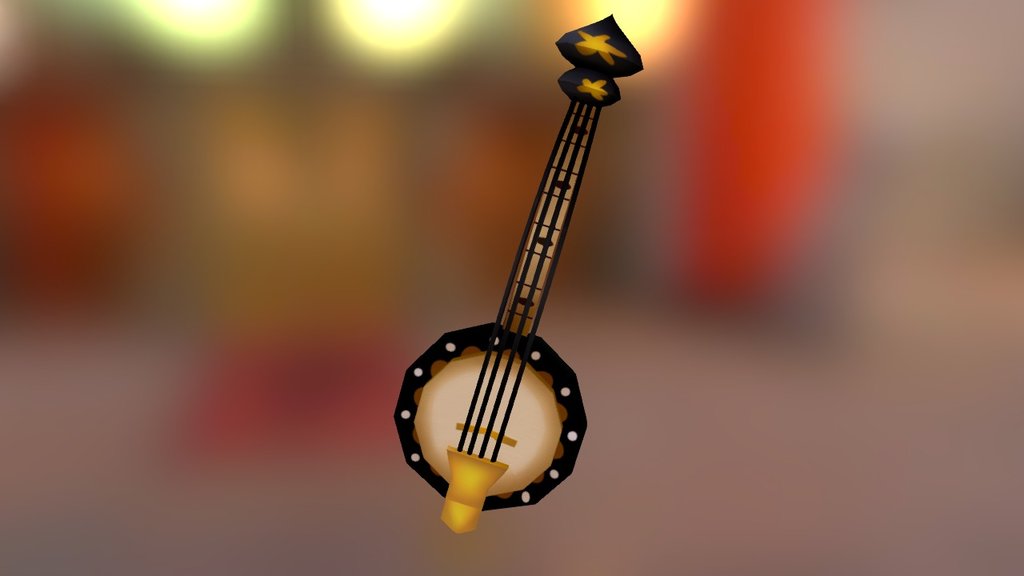 Banjo - 3D model by Shijima18 (@lenda) [2298a65] - Sketchfab