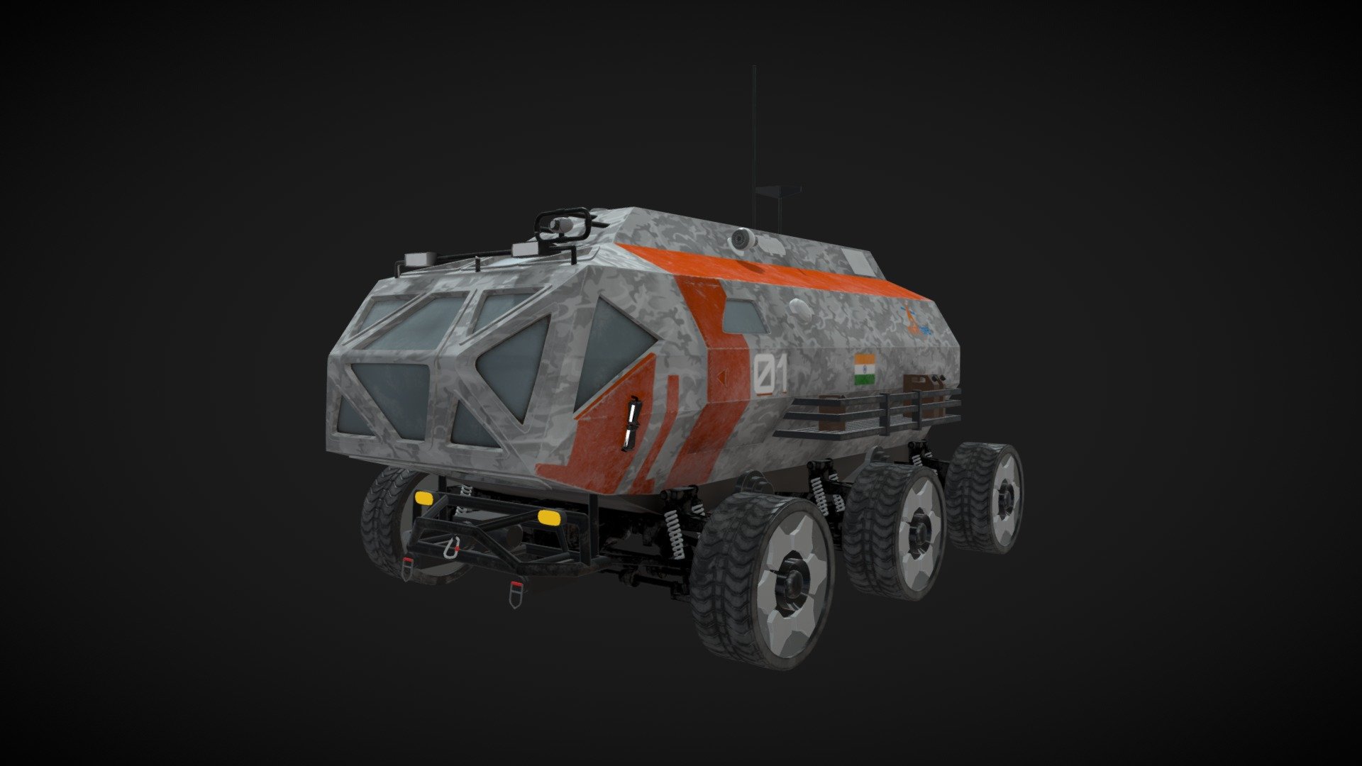 ISRO Rover - 3D model by Yagnik Kavathiya (@yagukavathiya) [229bb6e ...