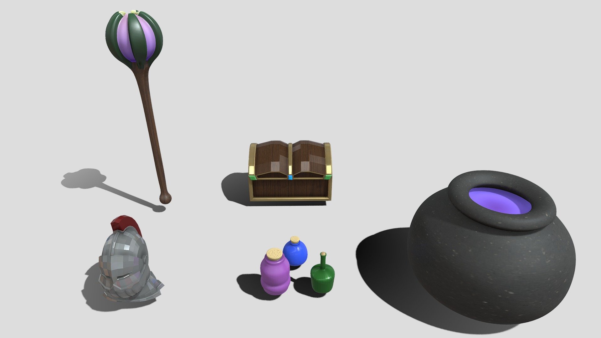 Fantasy_Asset Pack - 3D model by casajesus [229bdf1] - Sketchfab