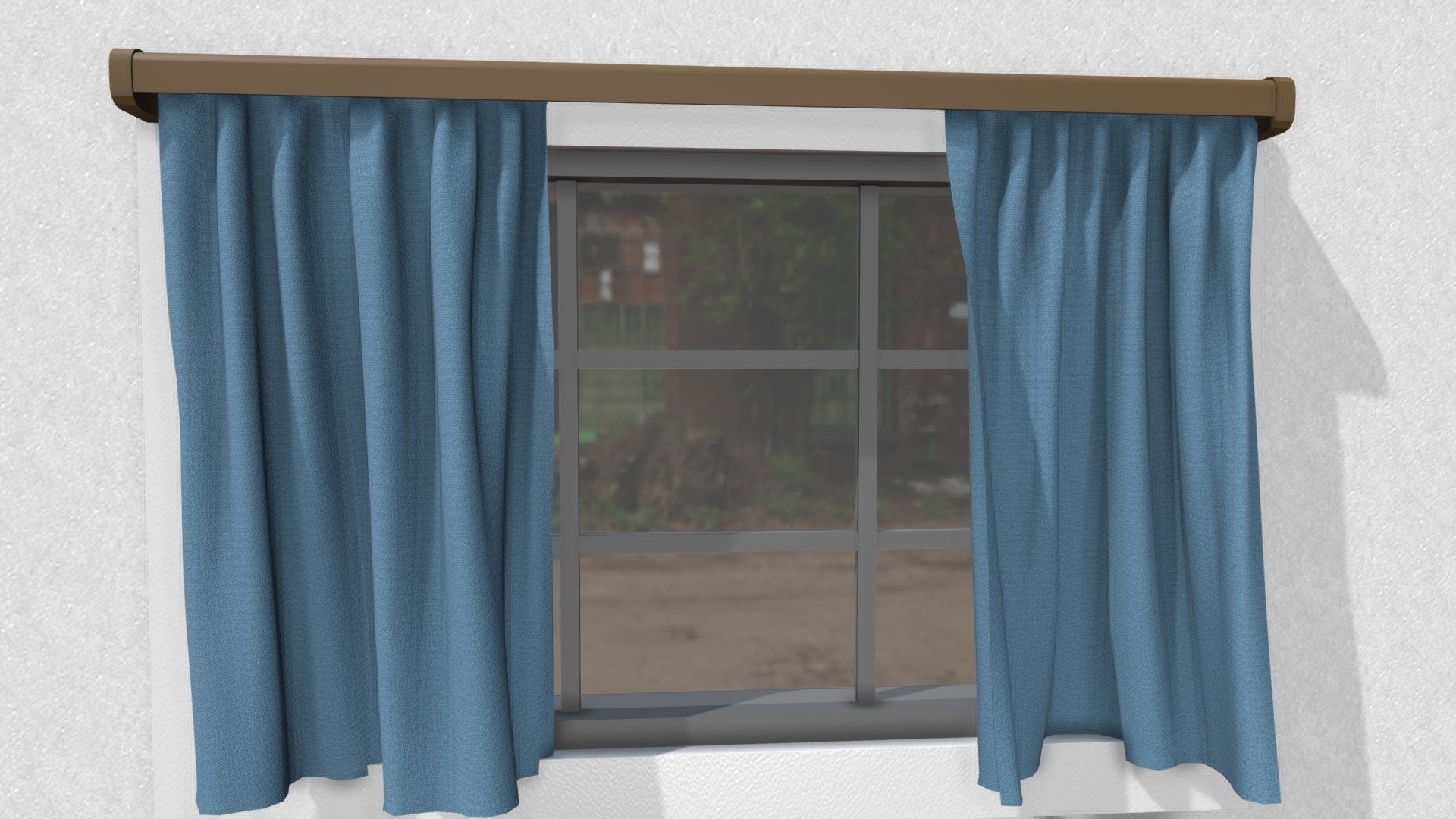 Window_Curtain - Download Free 3D model by Nelesh_surve [229d686 ...