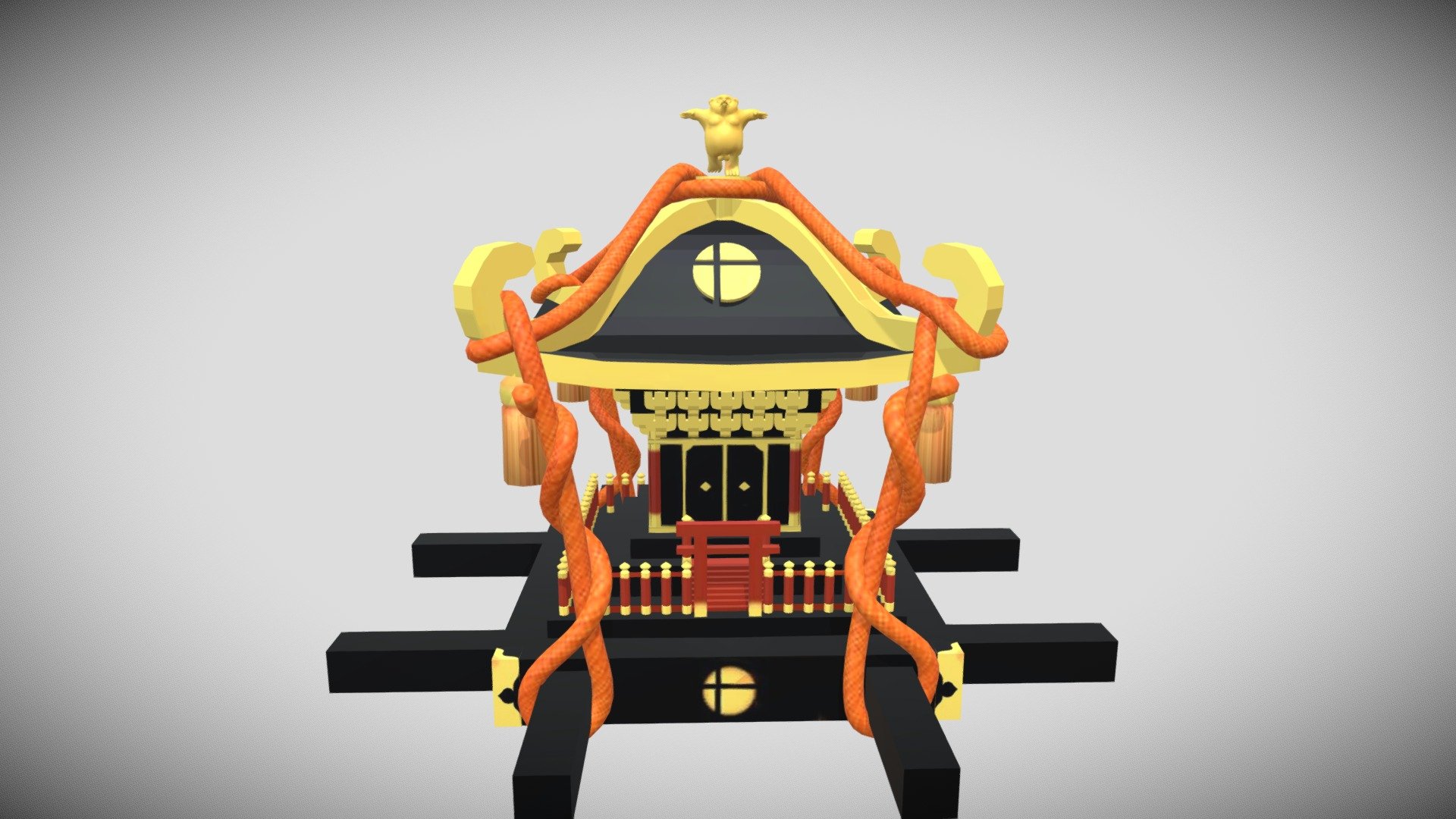 Mikoshi - 3D model by iB (@act-ib) [229ef6c] - Sketchfab
